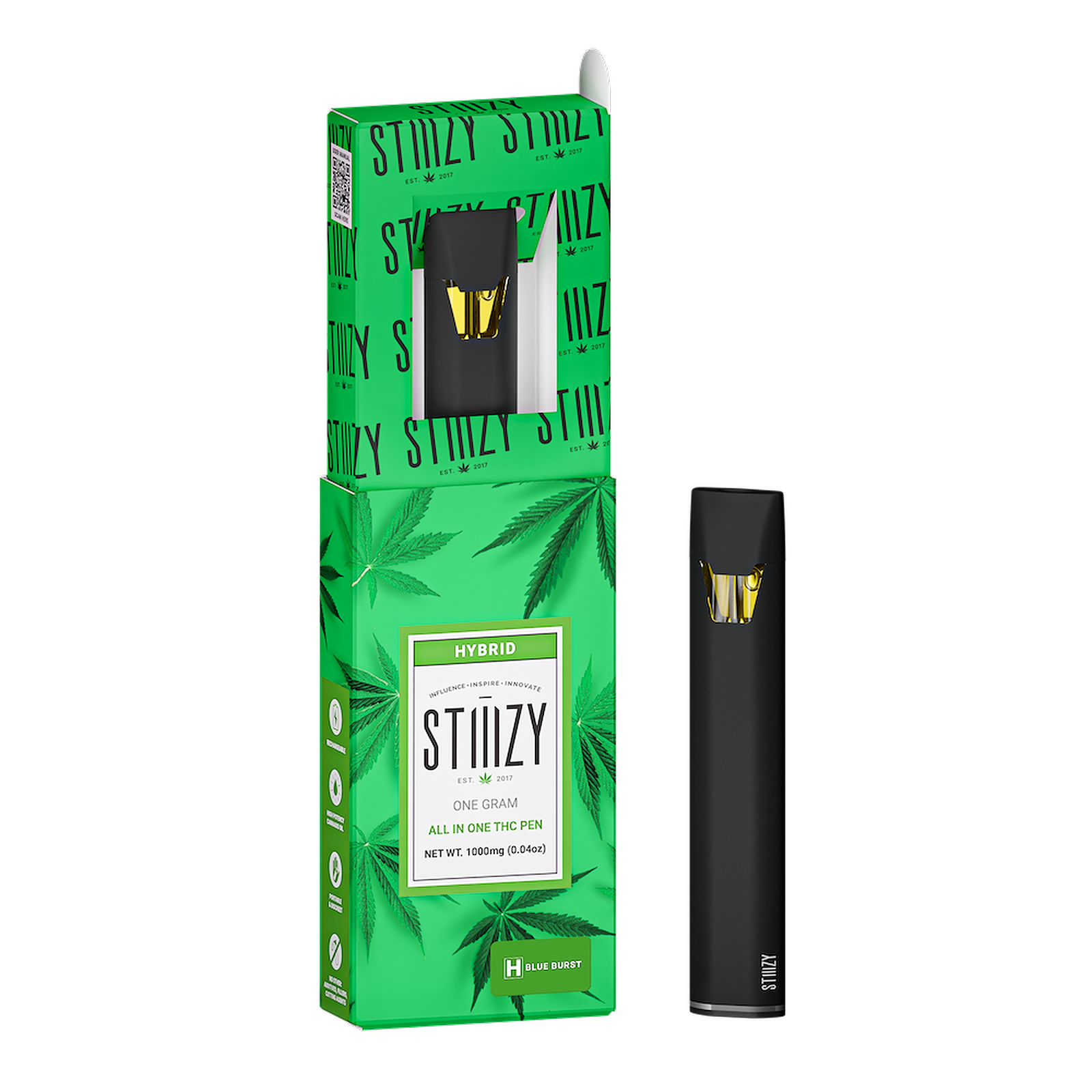 STIIIZY: BLUE BURST - ALL-IN-ONE 1G THC PEN | Leafly