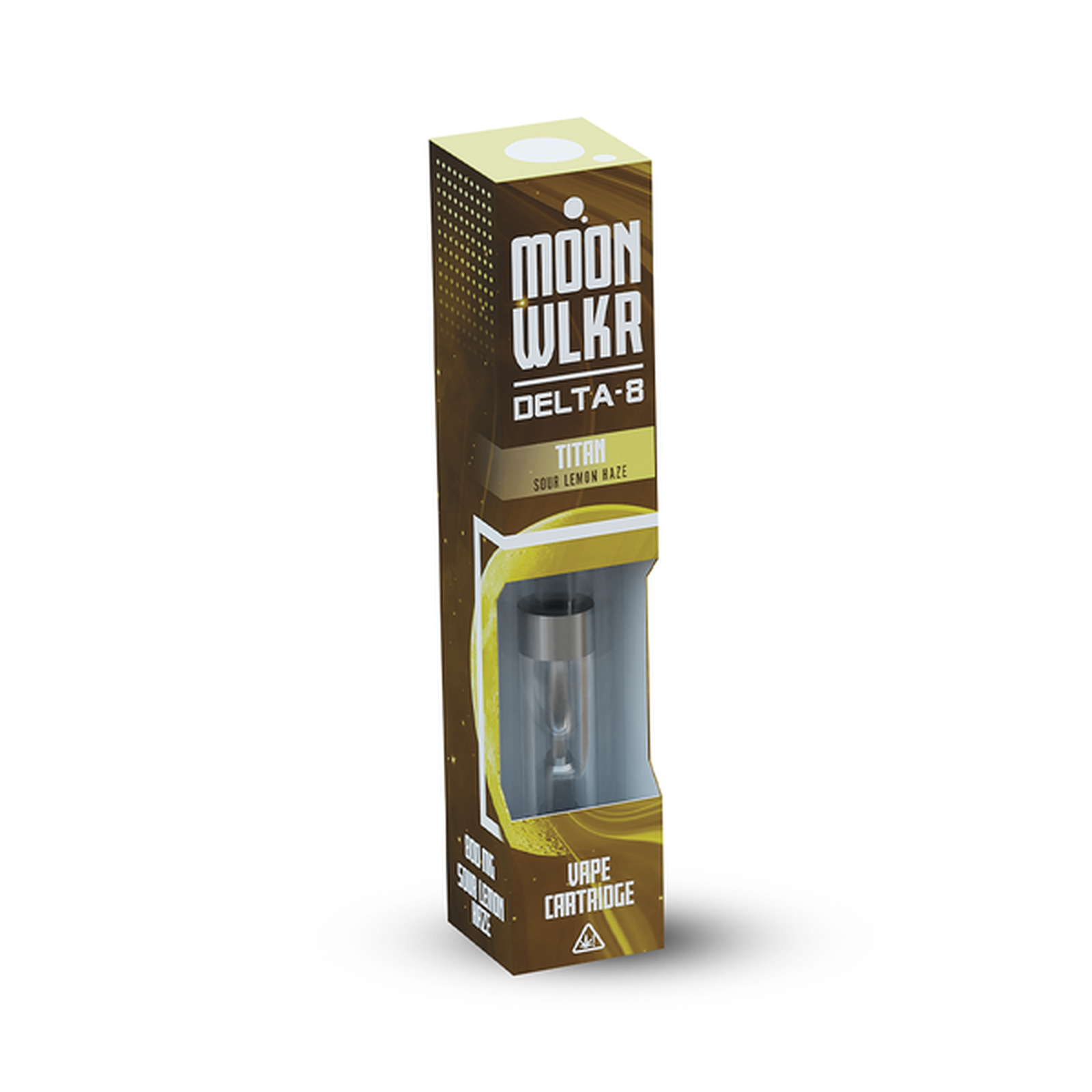 MOONWLKR: Delta-8 THC Vape - Sour Lemon Haze - Titan | Leafly