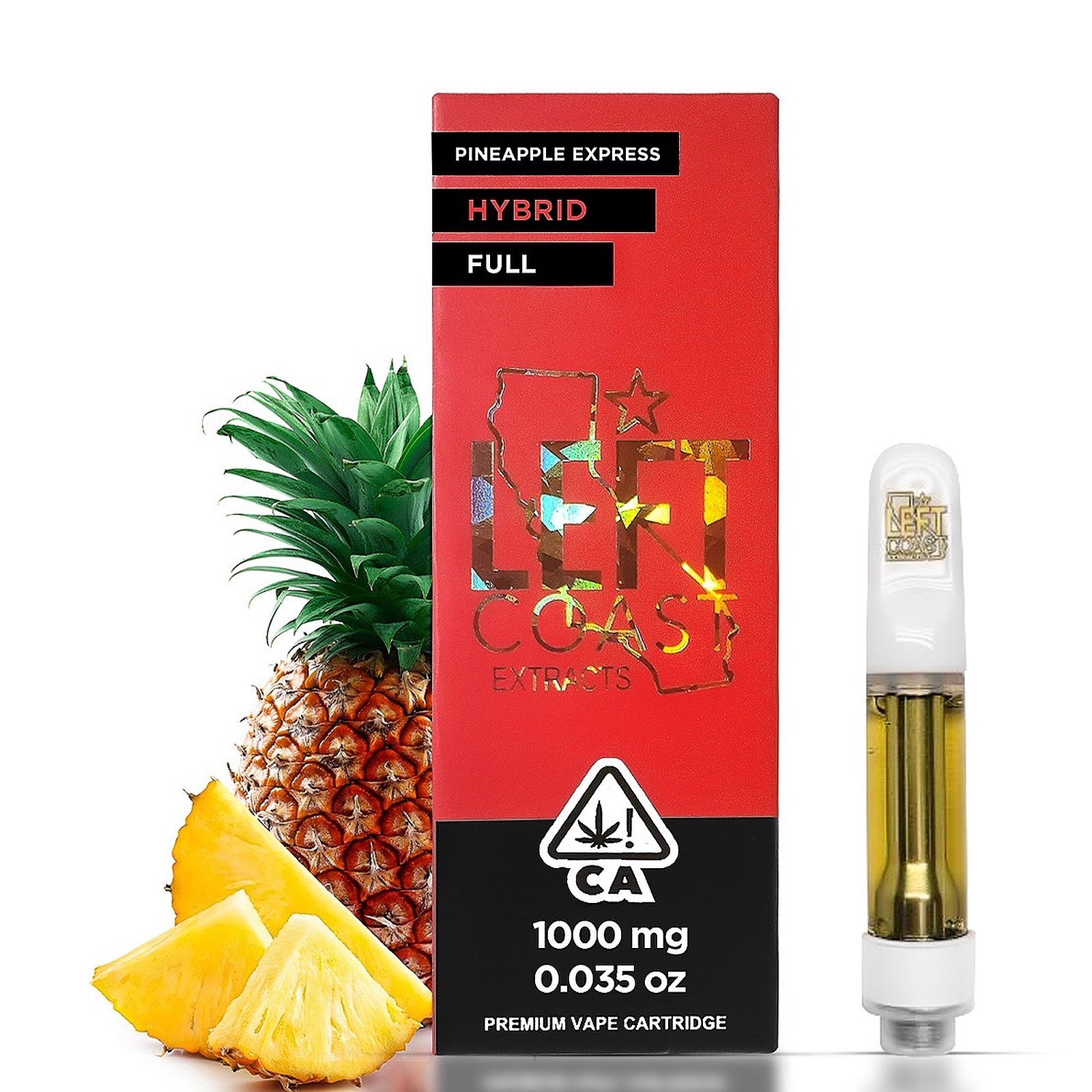 Left Coast Extracts: Pineapple Express Cartridge | Leafly