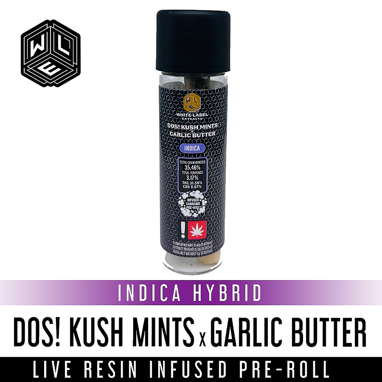 White Label Extracts: Dos! Kush Mints x Garlic Butter Live Resin ...