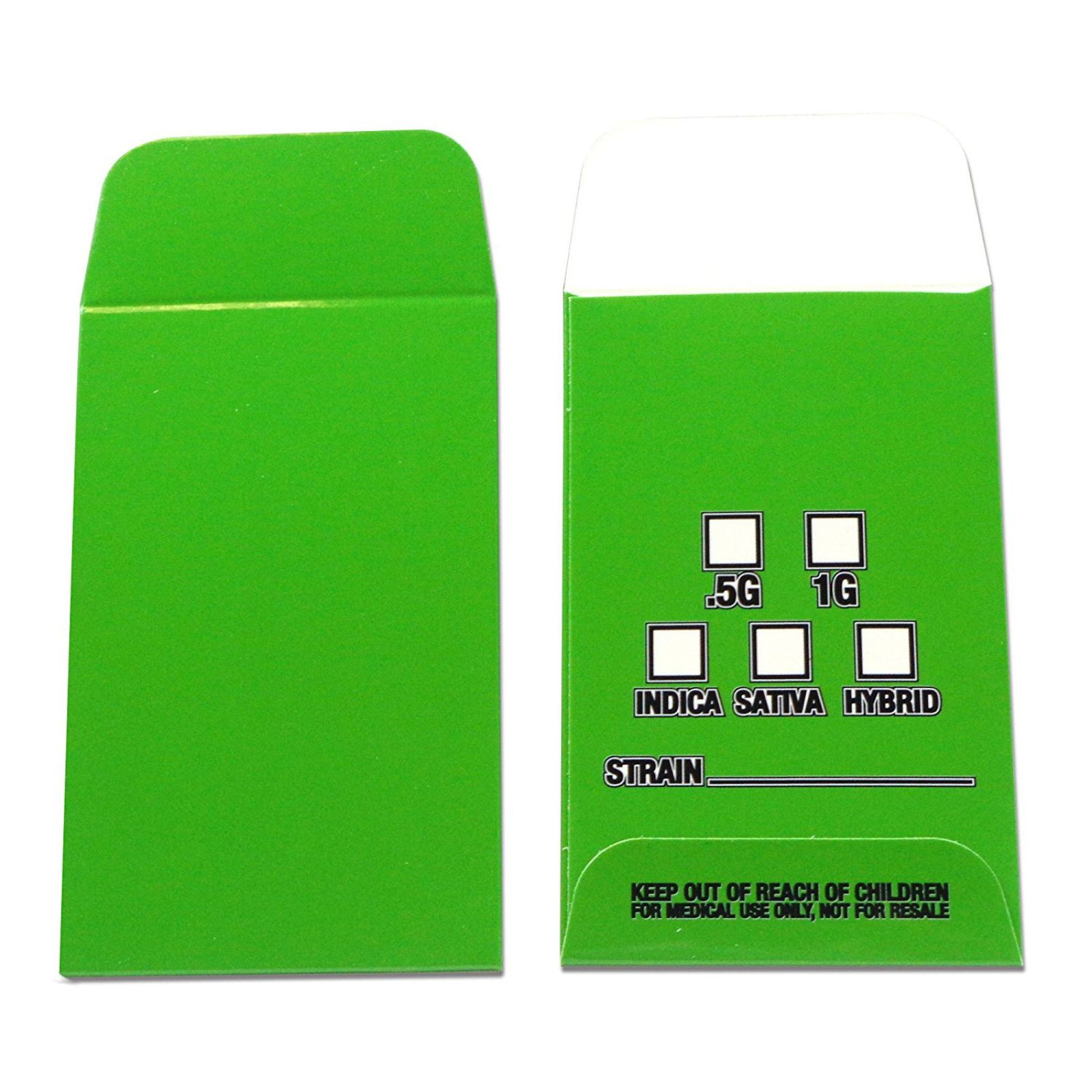 Shatter Labels: 50 Green Wax Extract Coin Envelopes Premium High Gloss ...