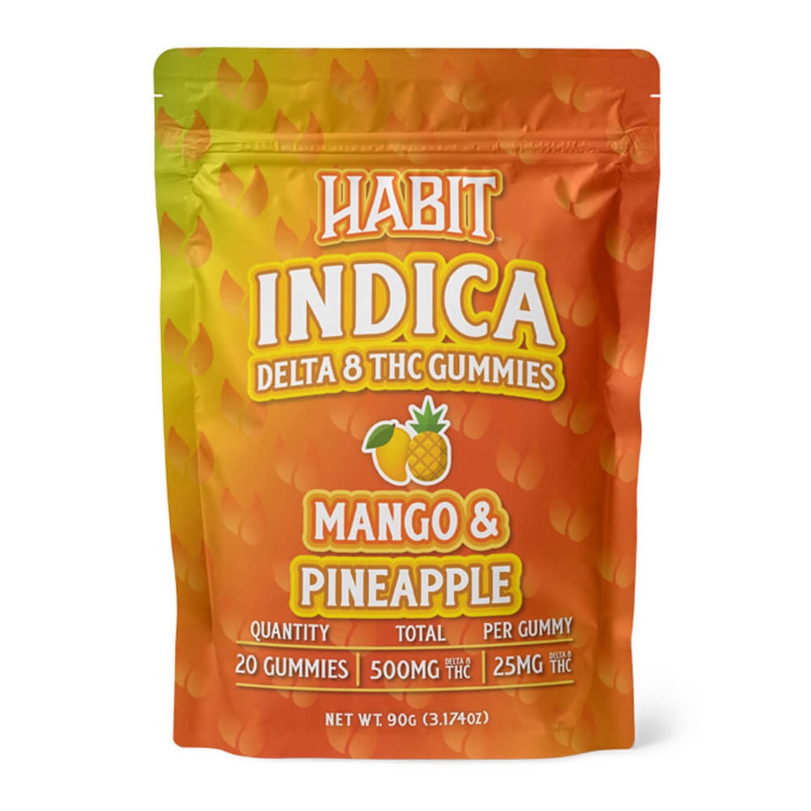 Luxe THC: Habit Indica Delta-8 Gummies | 20 Count | Leafly