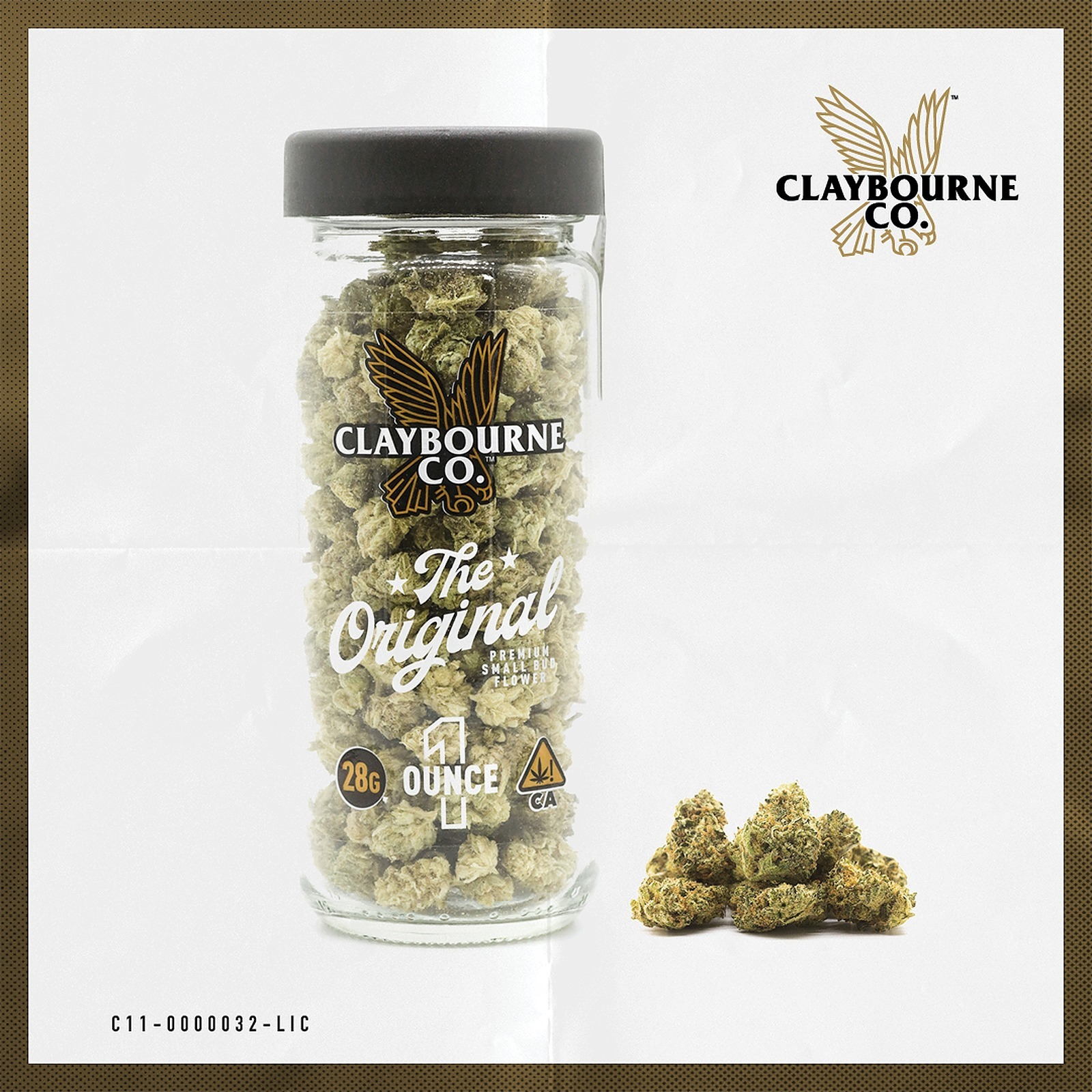 Claybourne Co.: Wedding Jack (28g) - Small Buds | Leafly