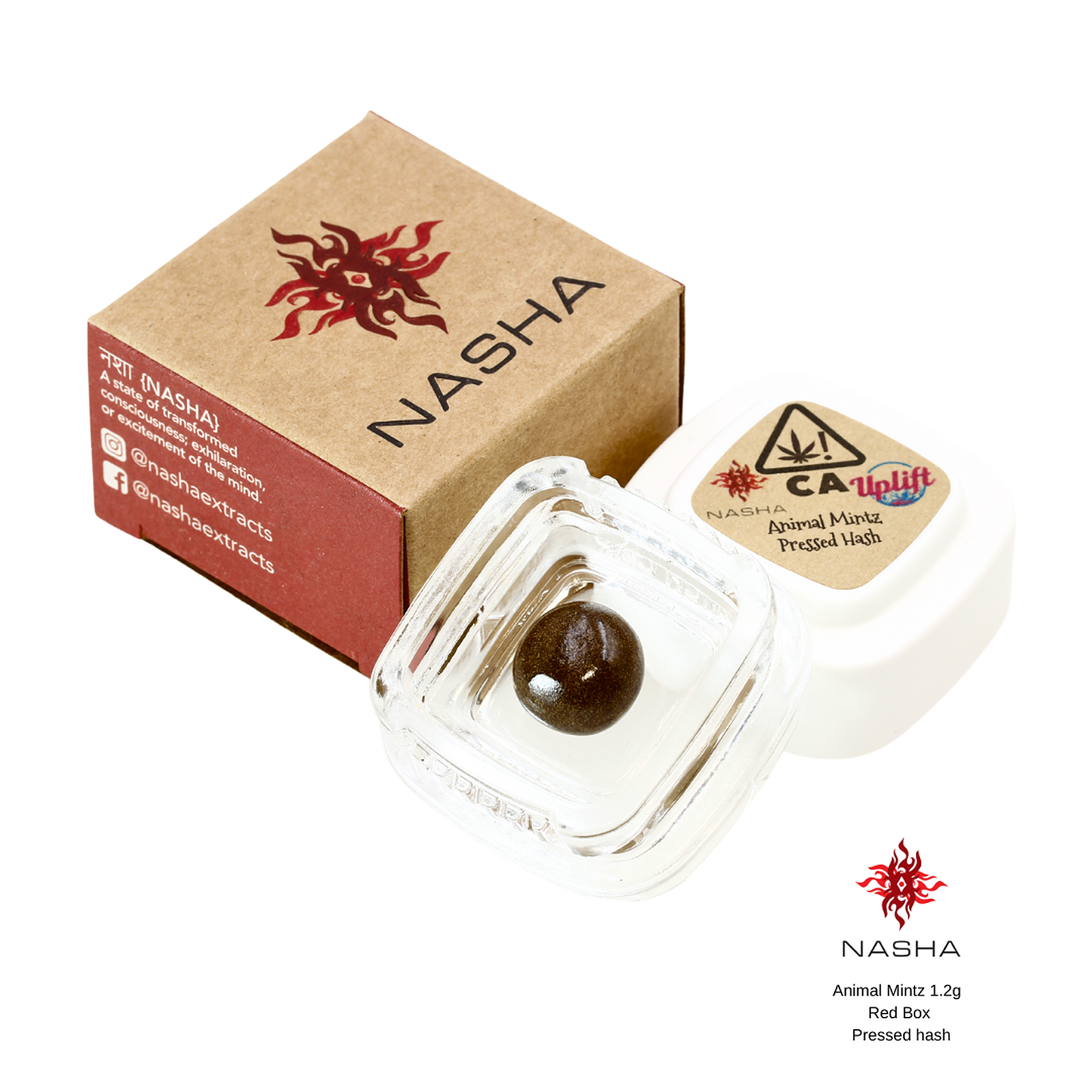 NASHA: Animal Mintz 1.2g Red Pressed Hash (East Mill Creek) | Leafly
