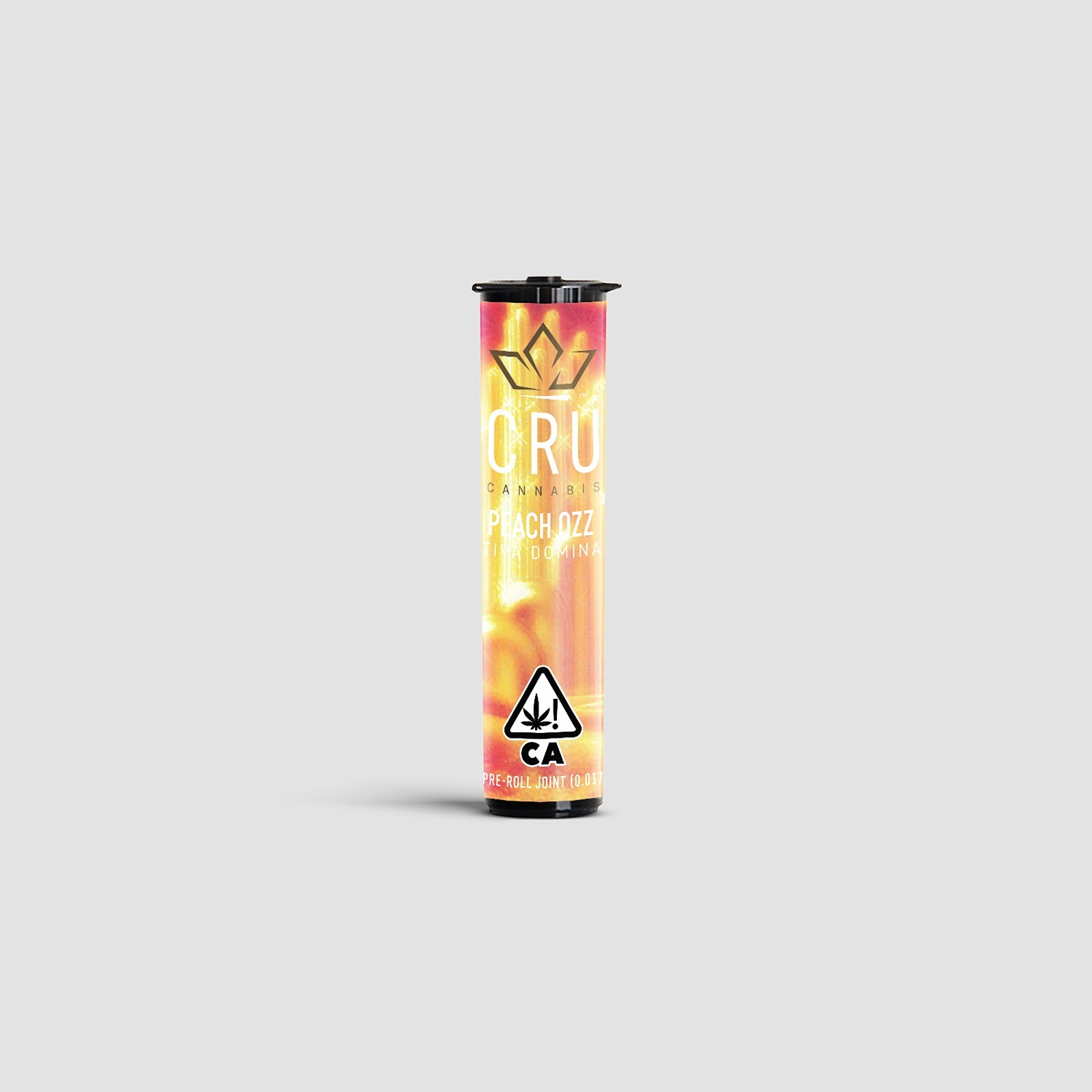 CRU Cannabis: Peach Ozz (0.5G Pre-Roll) | Leafly