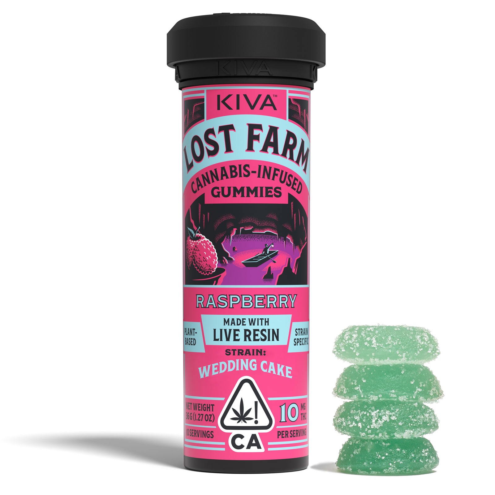 Lost Farm: 10mg Lost Farm 'Wedding Cake x Raspberry' Live Resin Gummies ...
