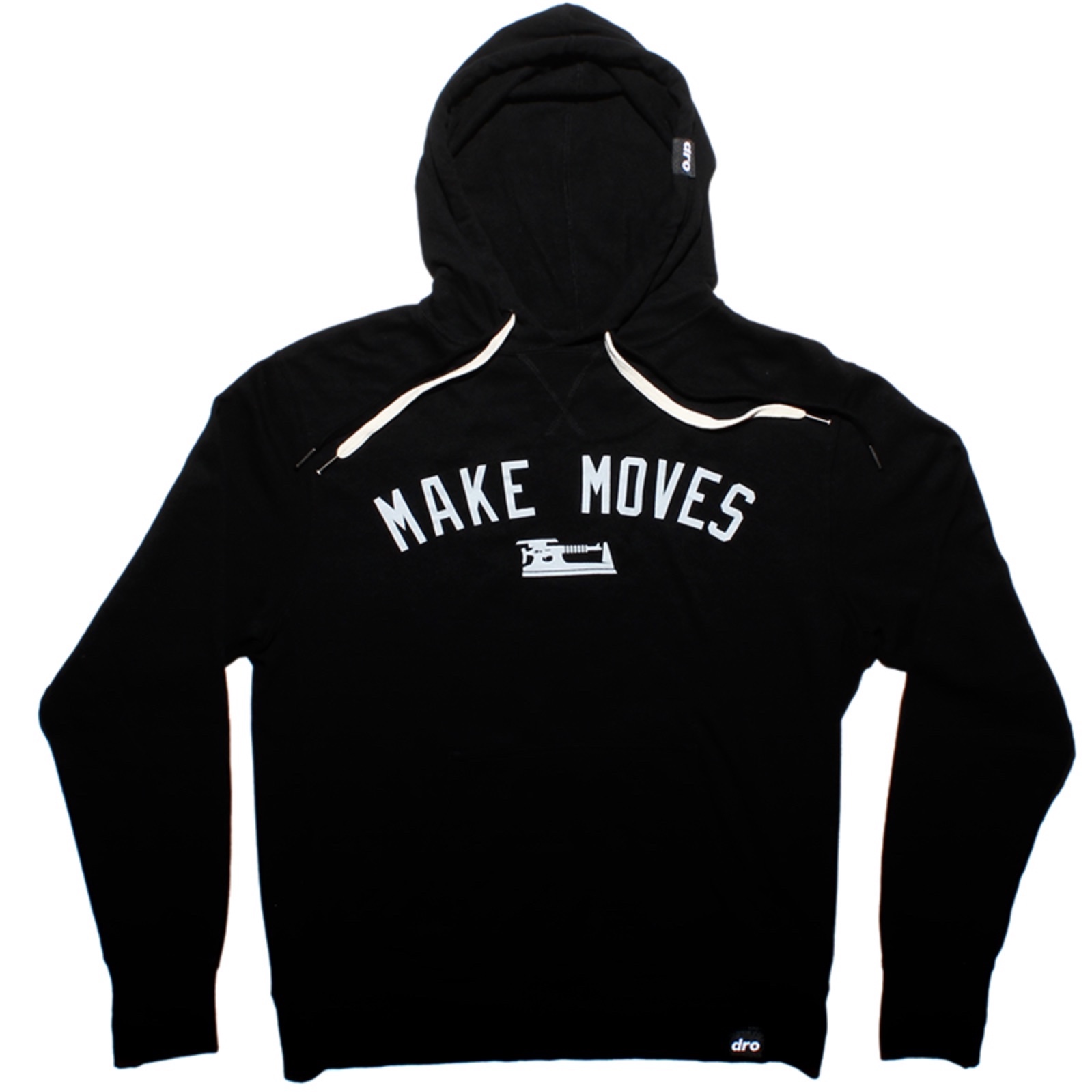 DRO: DRO Make Moves™ Weed Pullover Hoodie - Black | Leafly