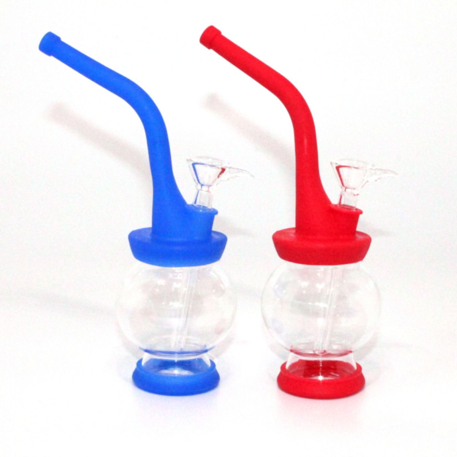 Mo Beta Glass, Co.: Silicone Ball Waterpipe - 8" / Assorted Colors | Leafly