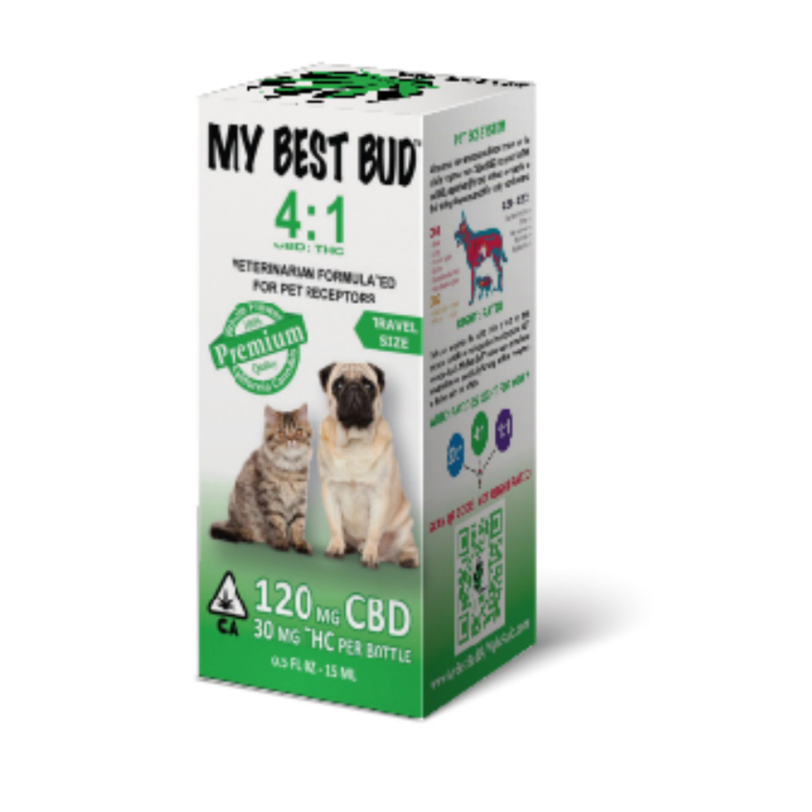 My Best Bud: My Best Bud 4:1 Ratio Pet Tincture 15mL | Leafly