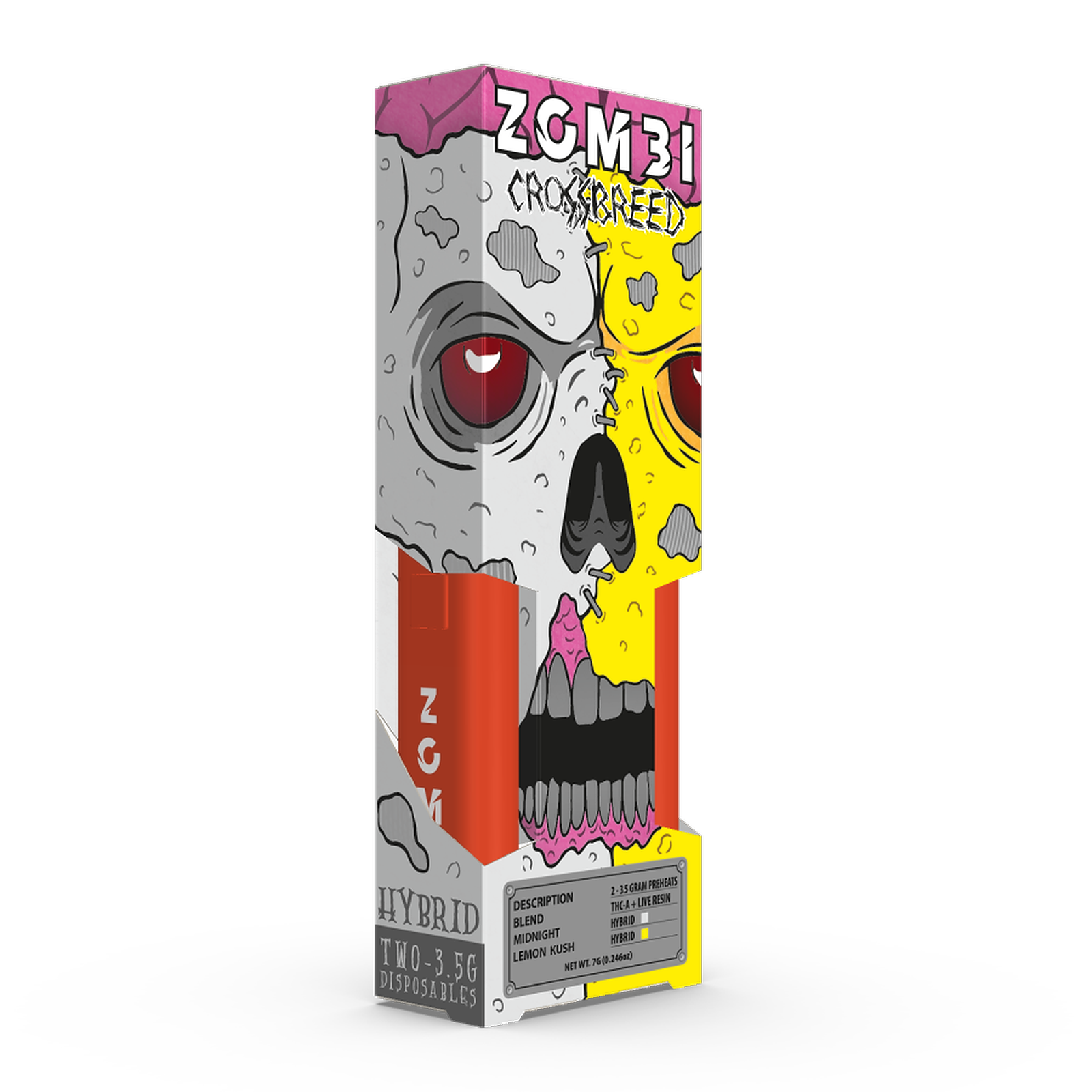 The Zombi Nation: Crossbreed Juggernaut - 3.5G Disposable 2pk (7G ...