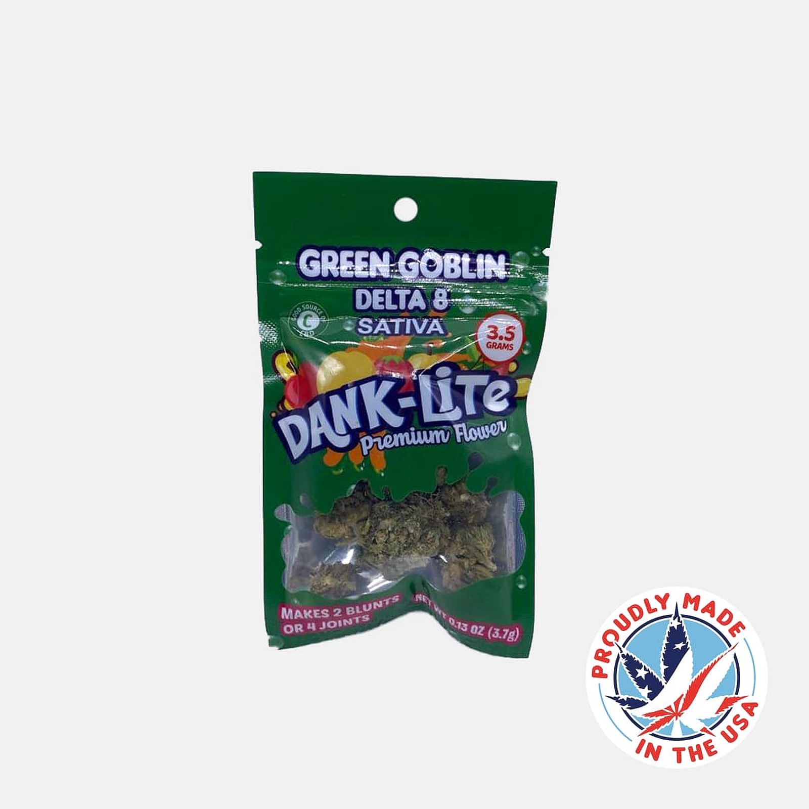 DankLite: Delta 8 Green Goblin Flower (Sativa) | Leafly