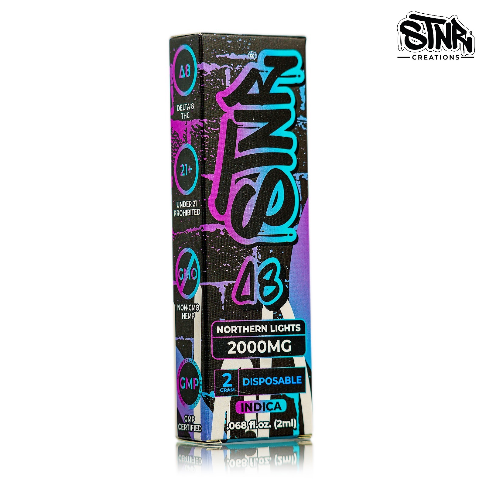 STNR Creations: Northern Lights 2 Gram Disposable | Leafly