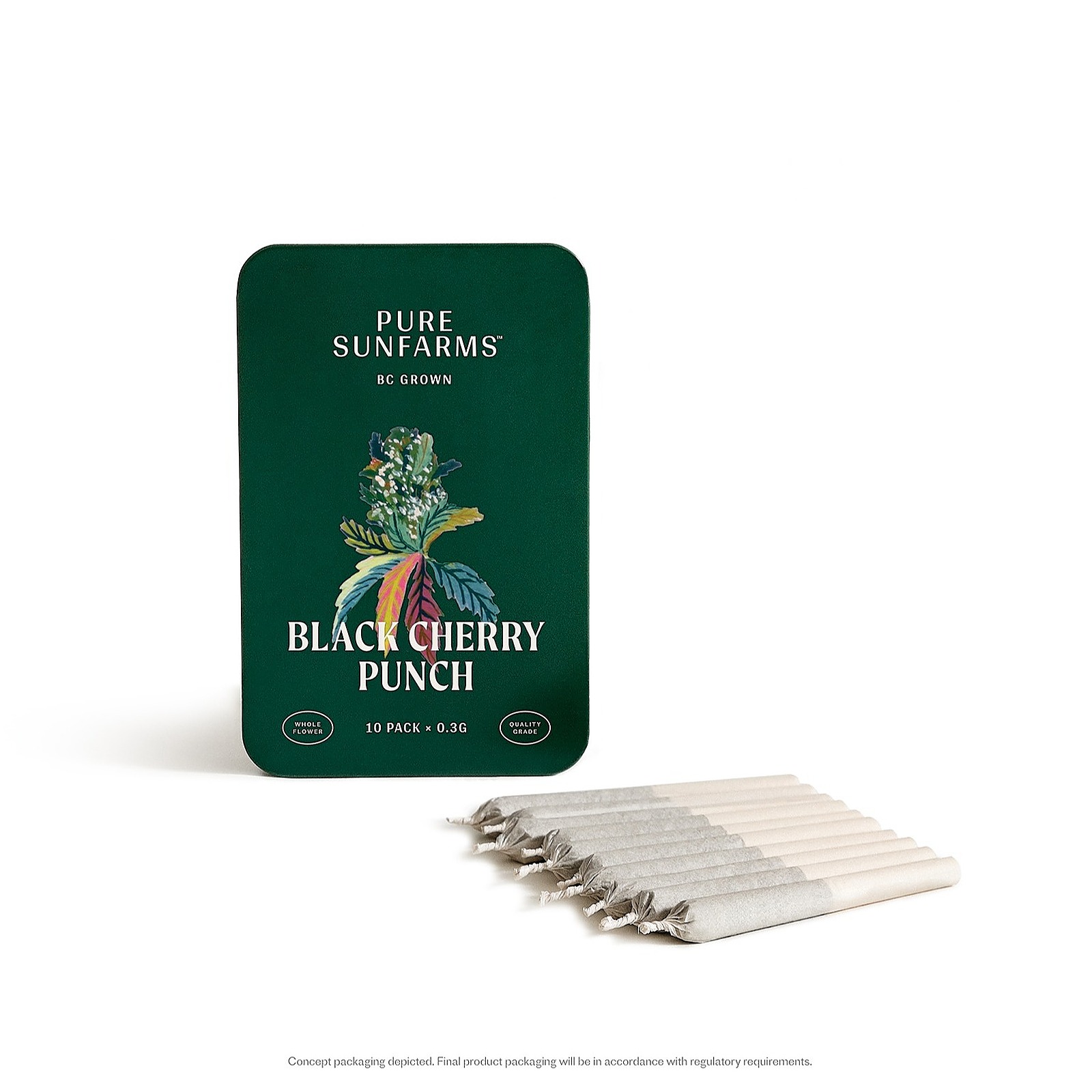 Pure Sunfarms: Black Cherry Punch 0.3g Pre-Rolls (10-pack) | Leafly
