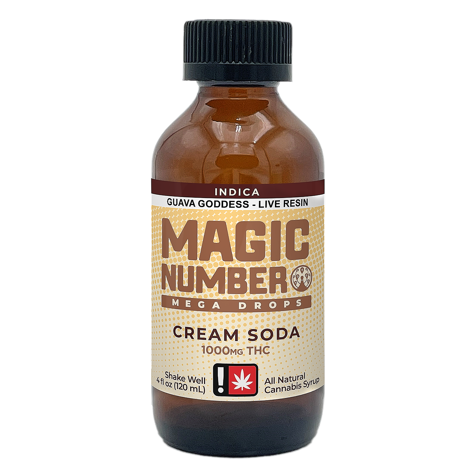 Magic Number: Cream Soda Indica Mega Drops - Live Resin 1000mg | Leafly