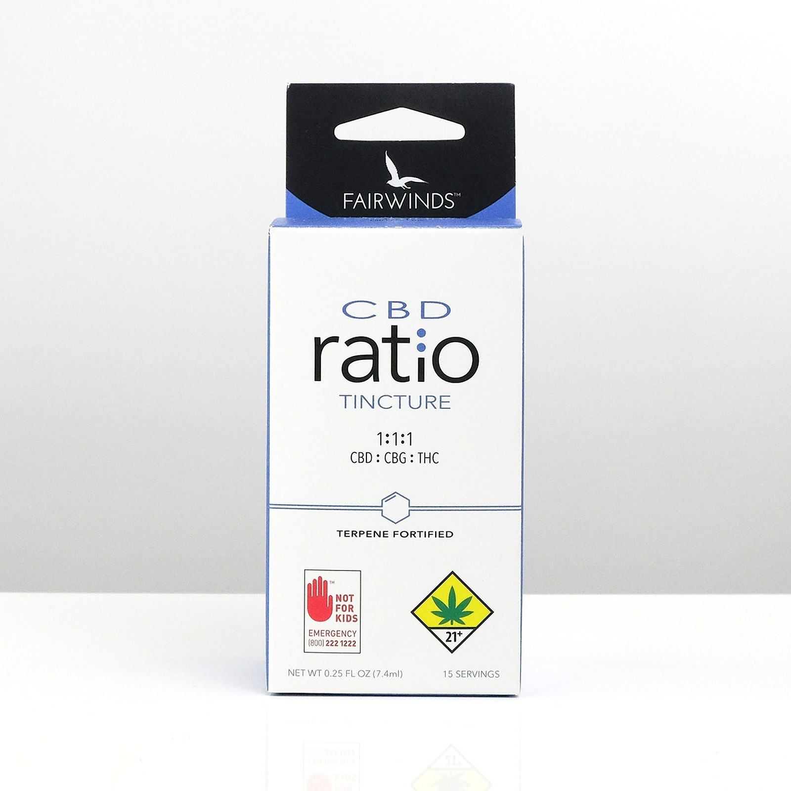 Fairwinds Manufacturing: 1:1:1 CBD Ratio Series Tincture 200mg | Leafly
