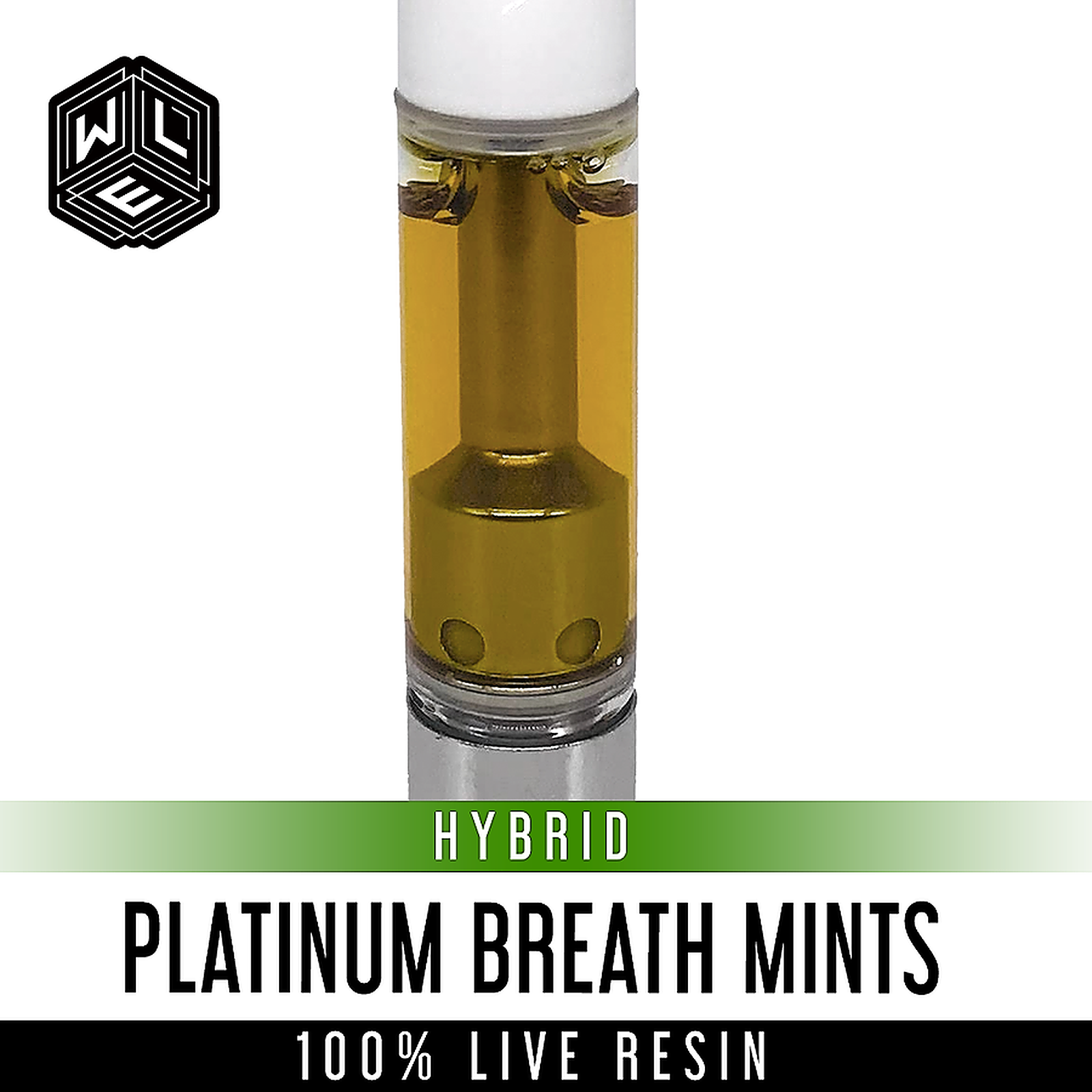 White Label Extracts Platinum Breath Mints 100 Live Resin Cartridge 1
