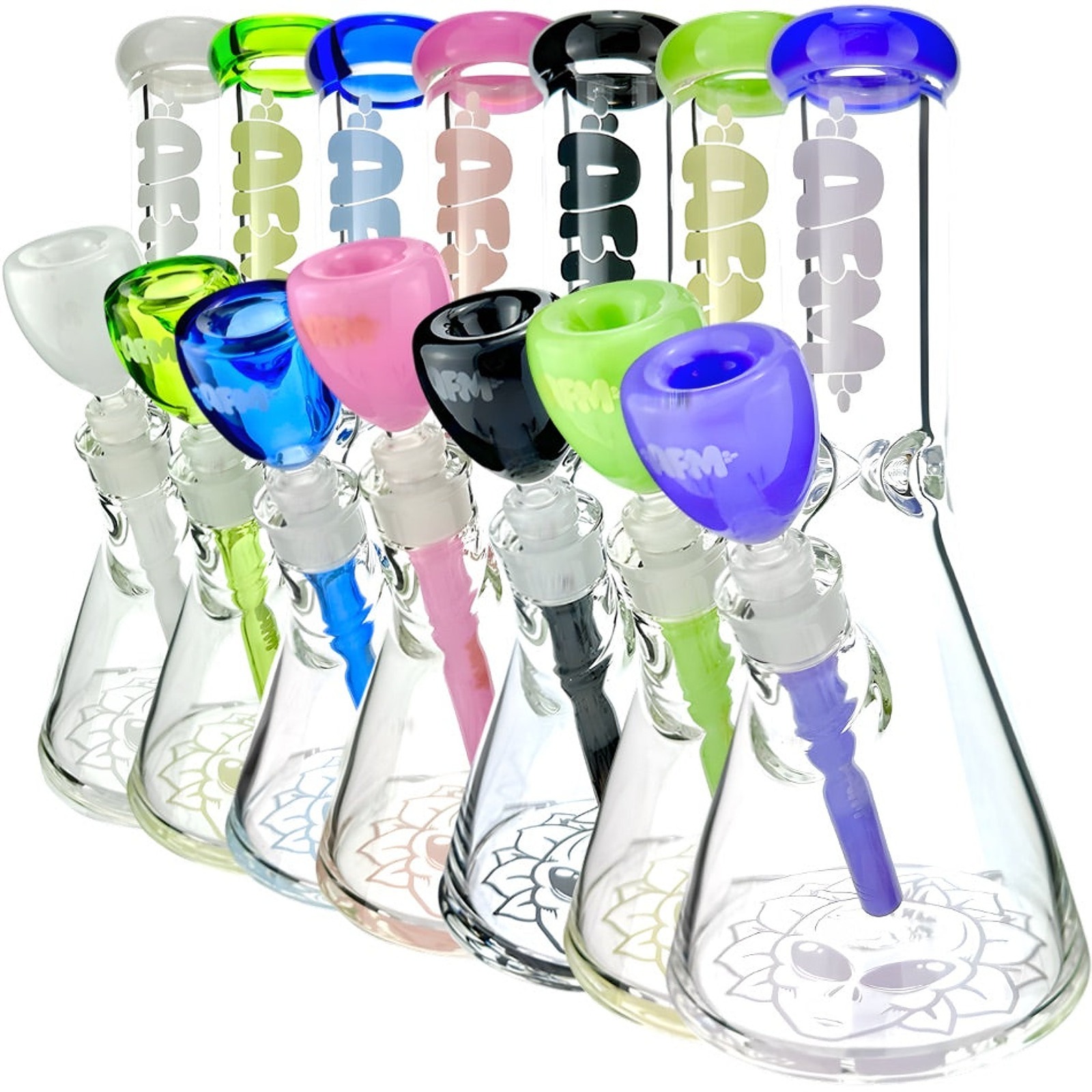 Everything 420: AFM Glass T587 Beaker Bong - 12in | Leafly