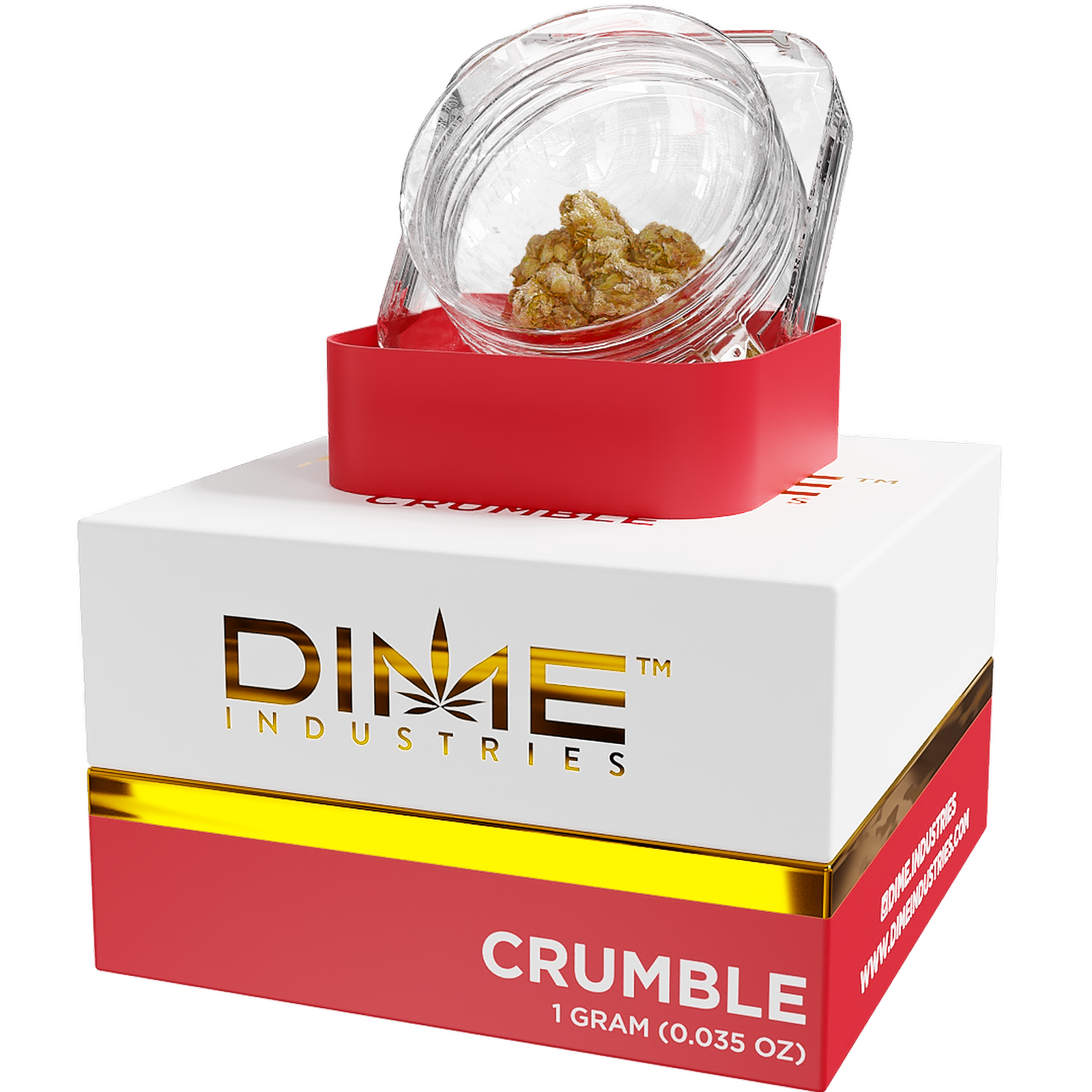 Dime Industries: Kush Mints - Hybrid - Crumble 1g | Leafly