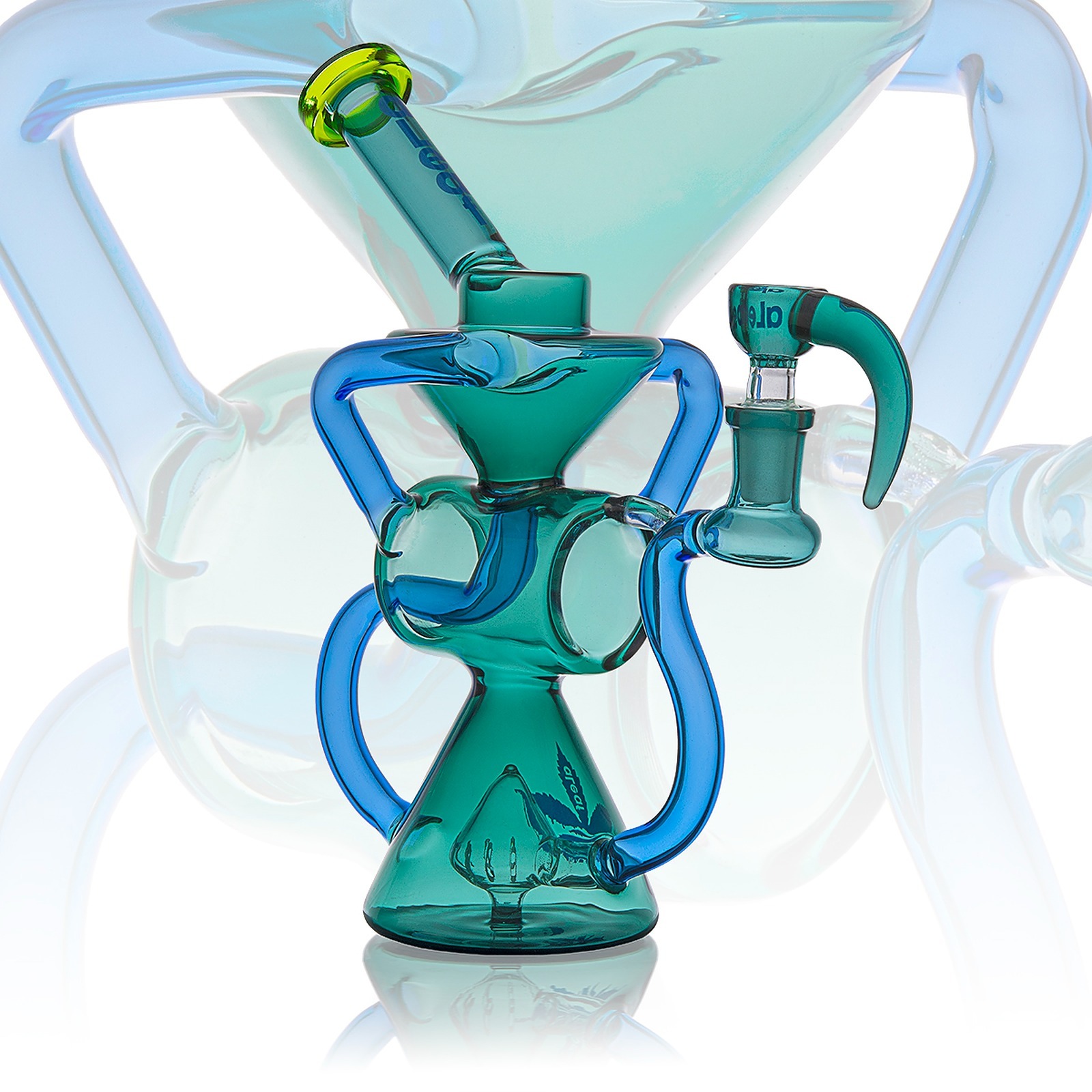 aLeaf: 9" Uni Cylinder Recycler w/Horn Bowl - Iris | Leafly