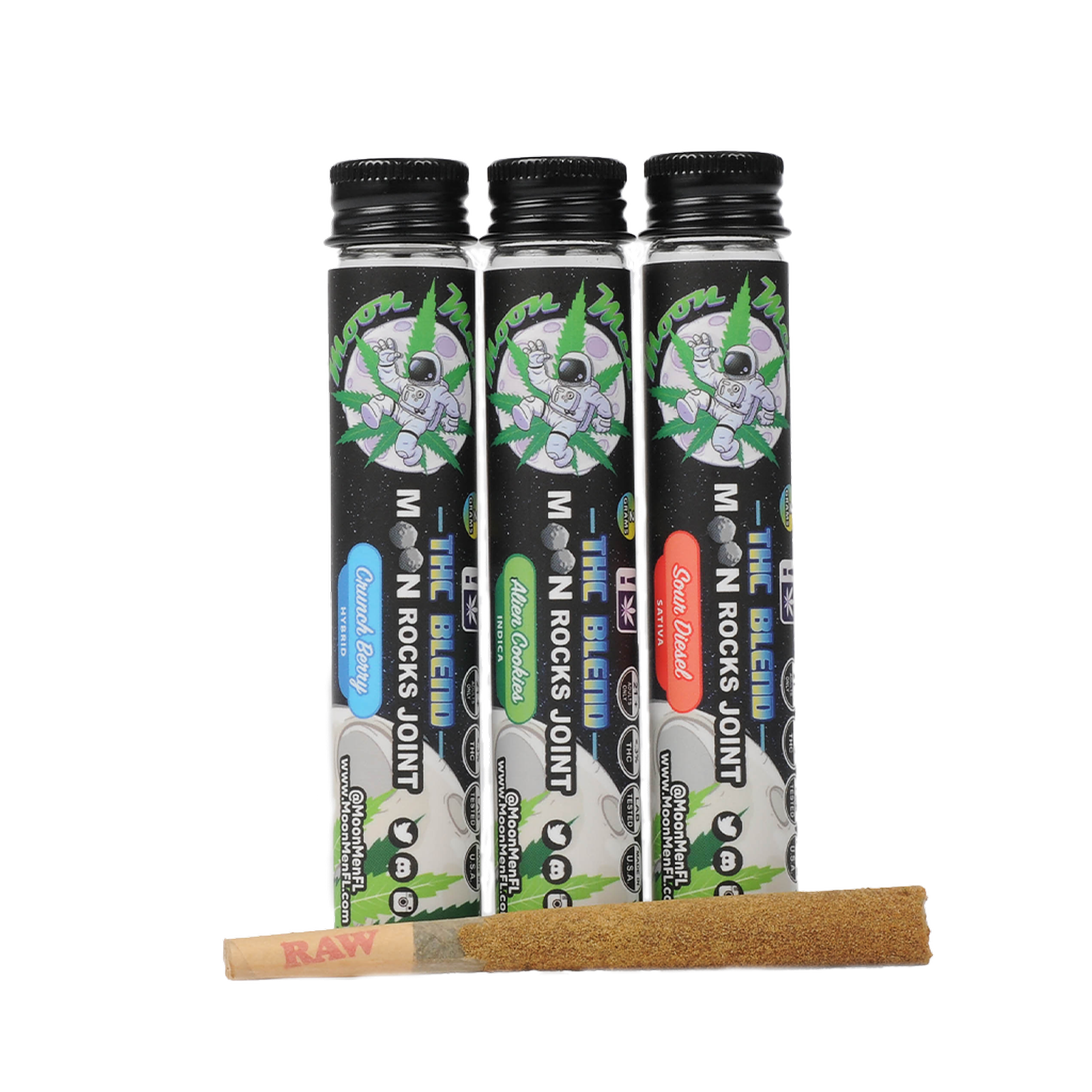 Moon Men: THC Blend Moonrock Joint 3 Pack | Leafly