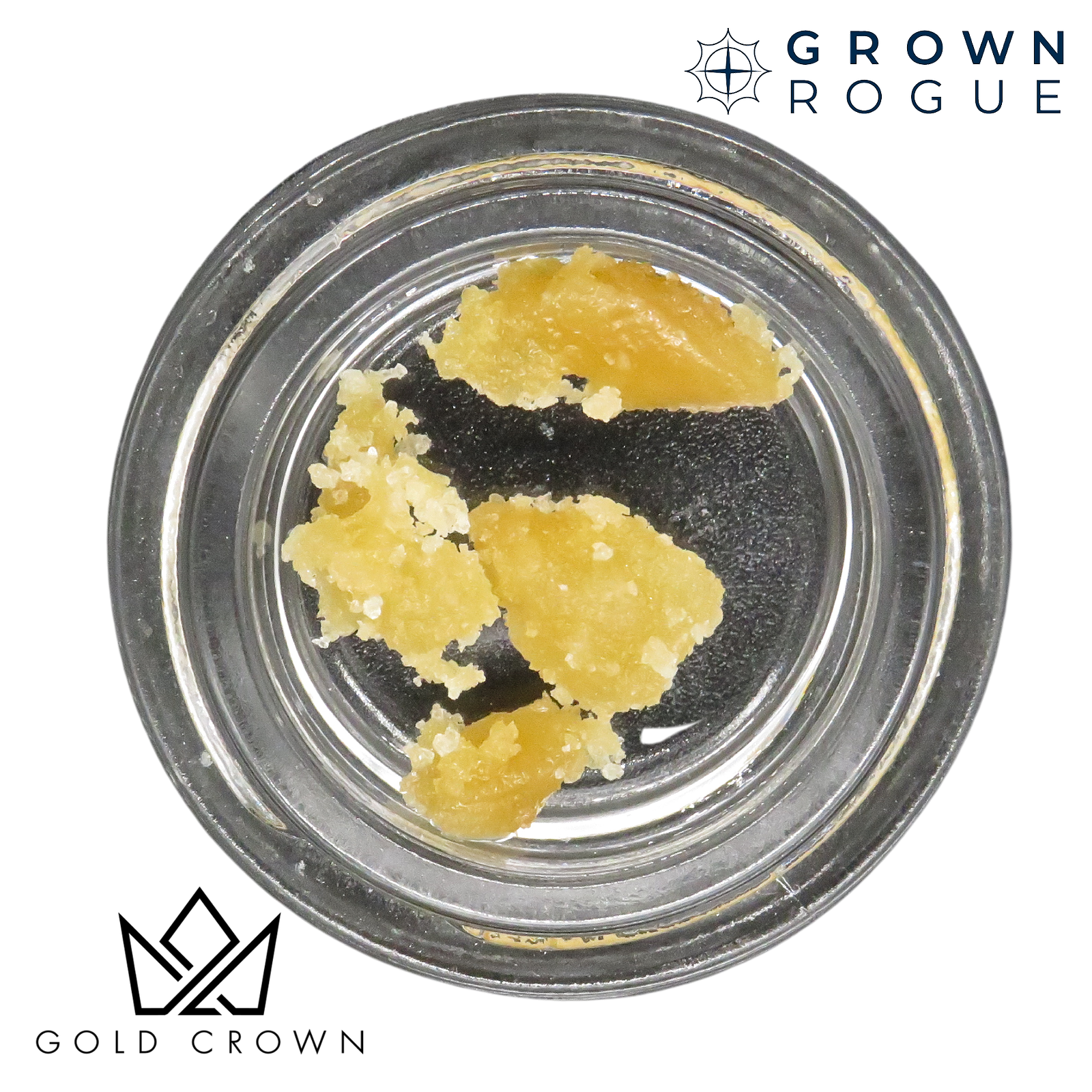 Gold Crown: Sugar (1g)- Grown Rogue x Gold Crown - Grease Monkey | Leafly