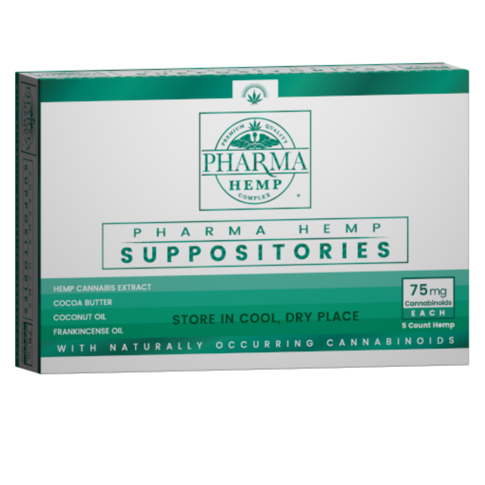 Pharma Hemp Complex: Hemp CBD Suppository 75mg Each 5ct | Leafly