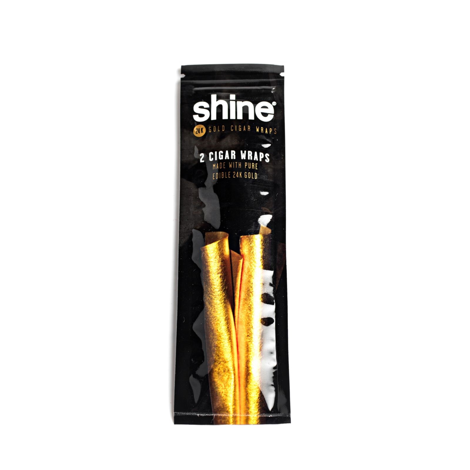 Shine Papers: 24k Gold Wraps 2-pack | Leafly
