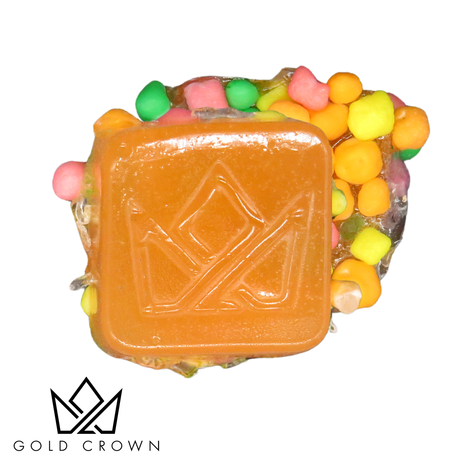 Gold Crown: Live Resin Gummies 25mg (200mg)- Cotton Candy | Leafly