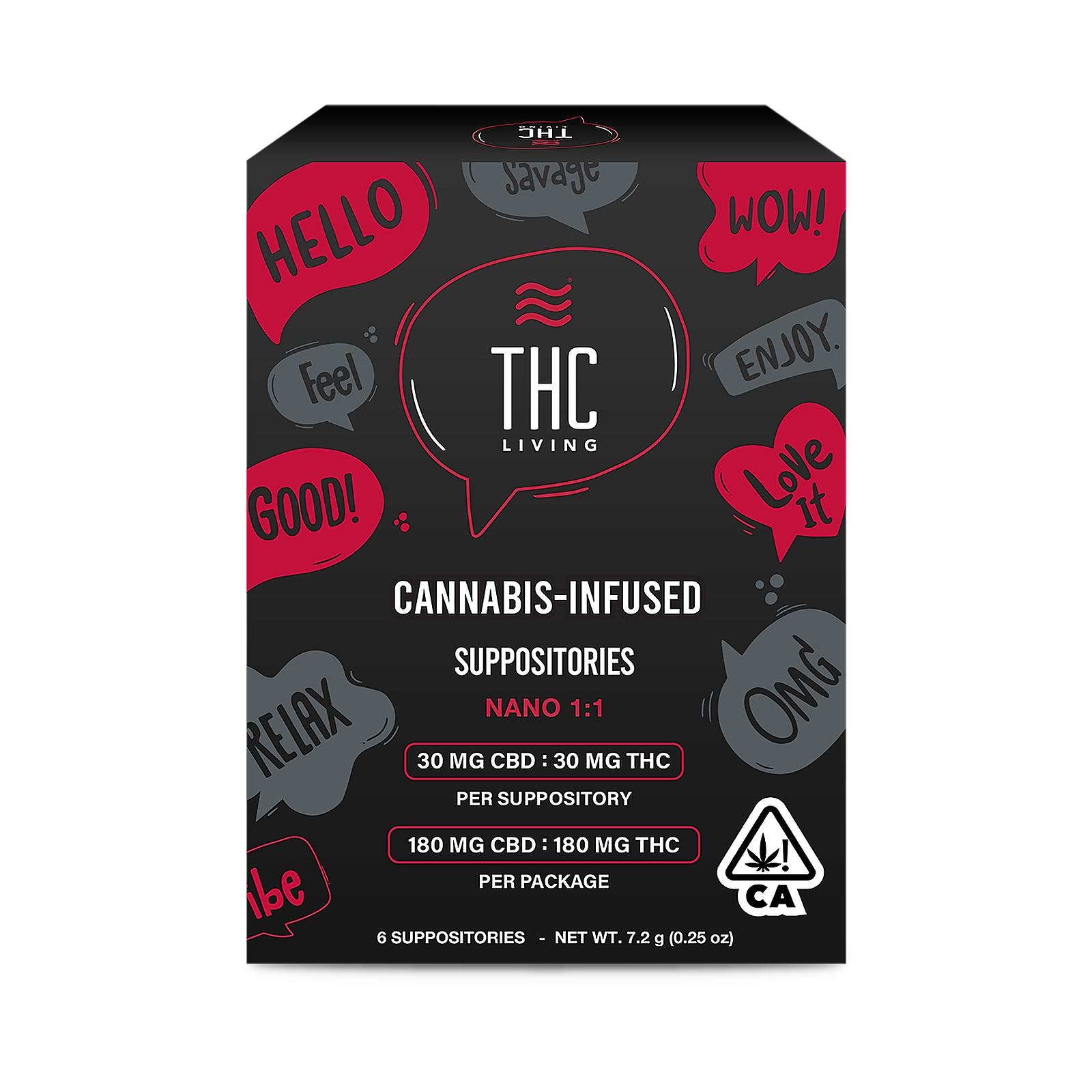 THC Living: THC Living Suppositories (6x) | Leafly