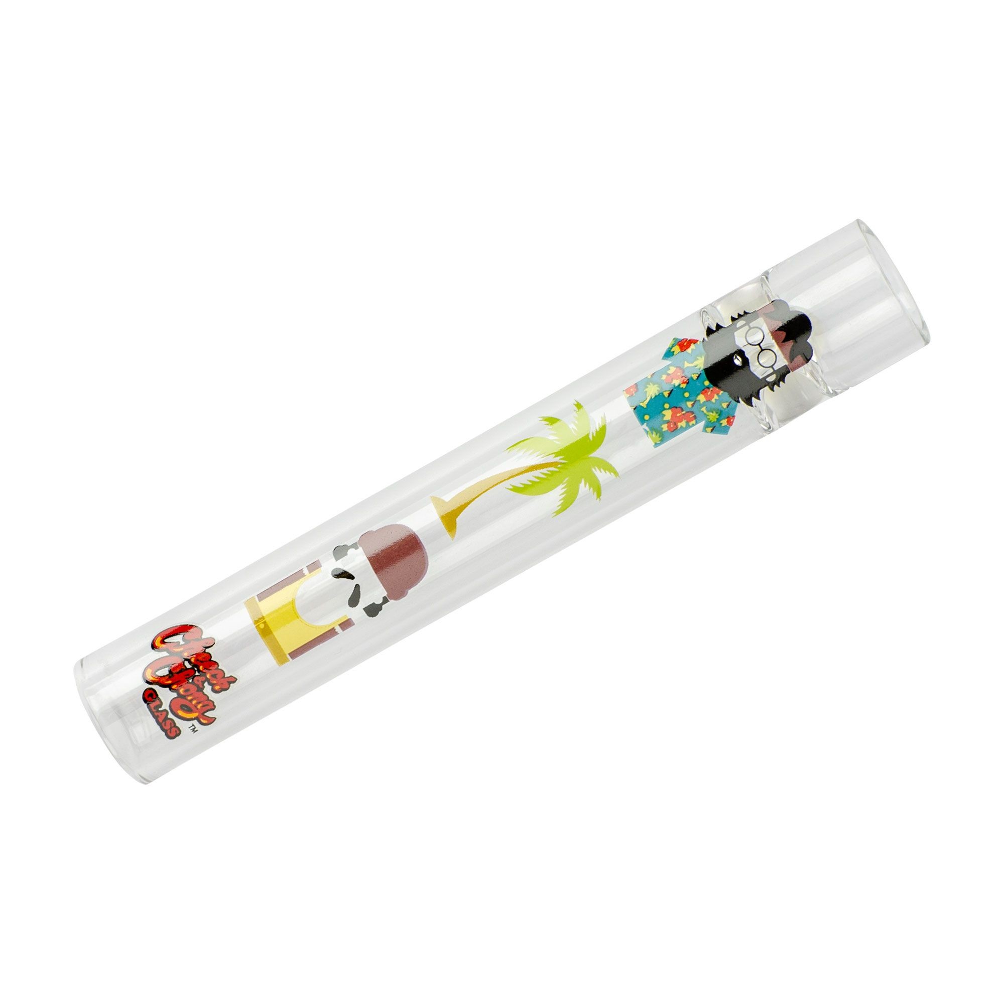 Cheech & Chong Glass: "Weekday" Decal Taster | Leafly