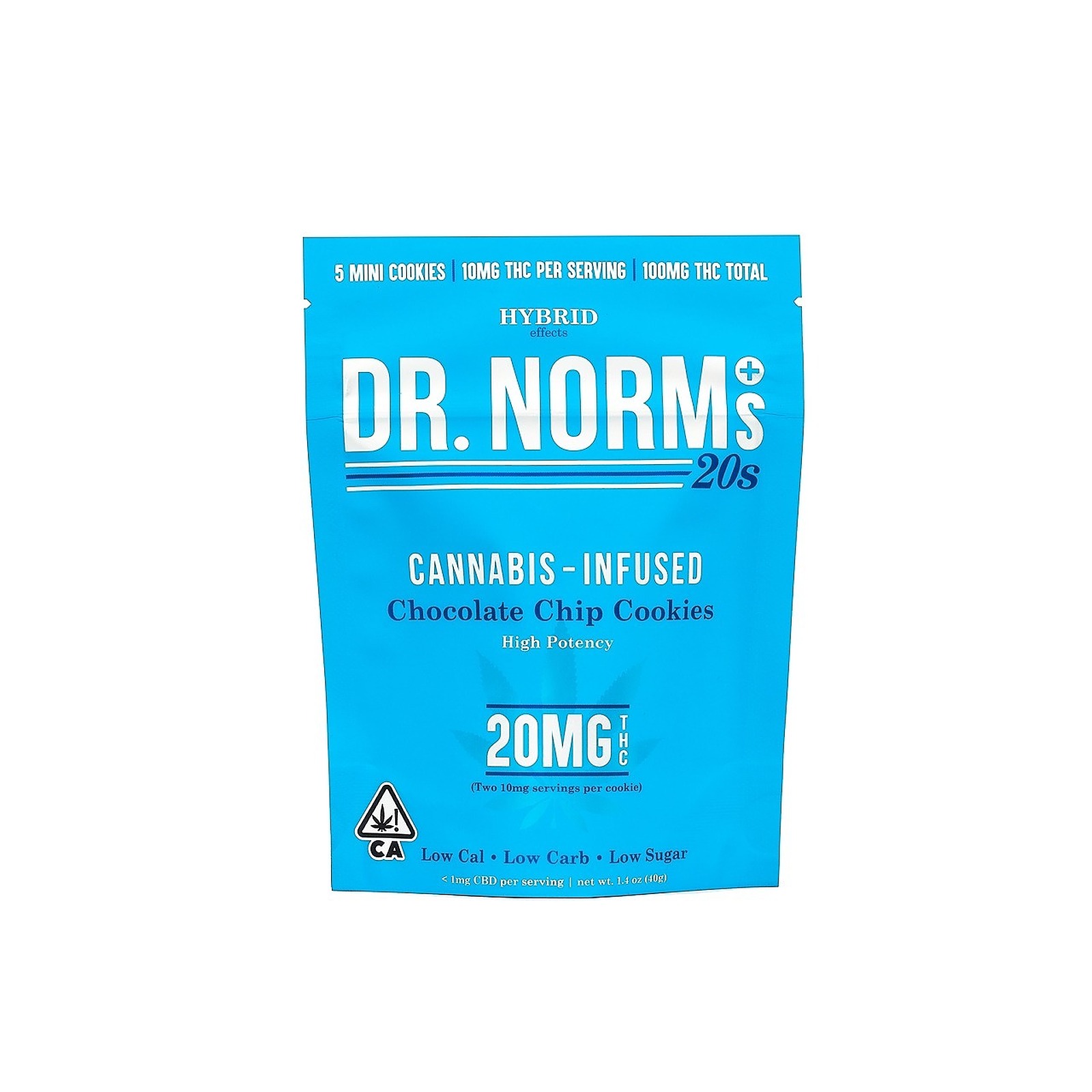 Dr. Norm's: Chocolate Chip 20mg Cookies | Leafly