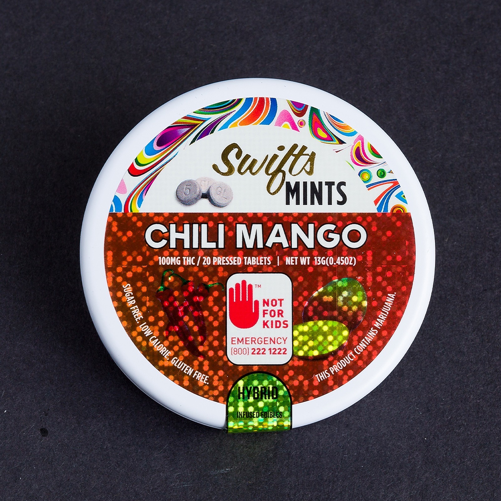 Swifts Edibles: Chili Mango Mints (Hybrid) 100mg 20-pack | Leafly
