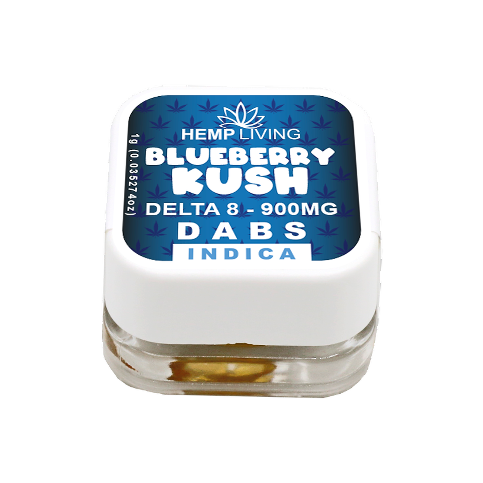Hemp Living: Hemp Living Delta 8 Dab Wax 1g Jar - Blueberry Kush 900mg ...