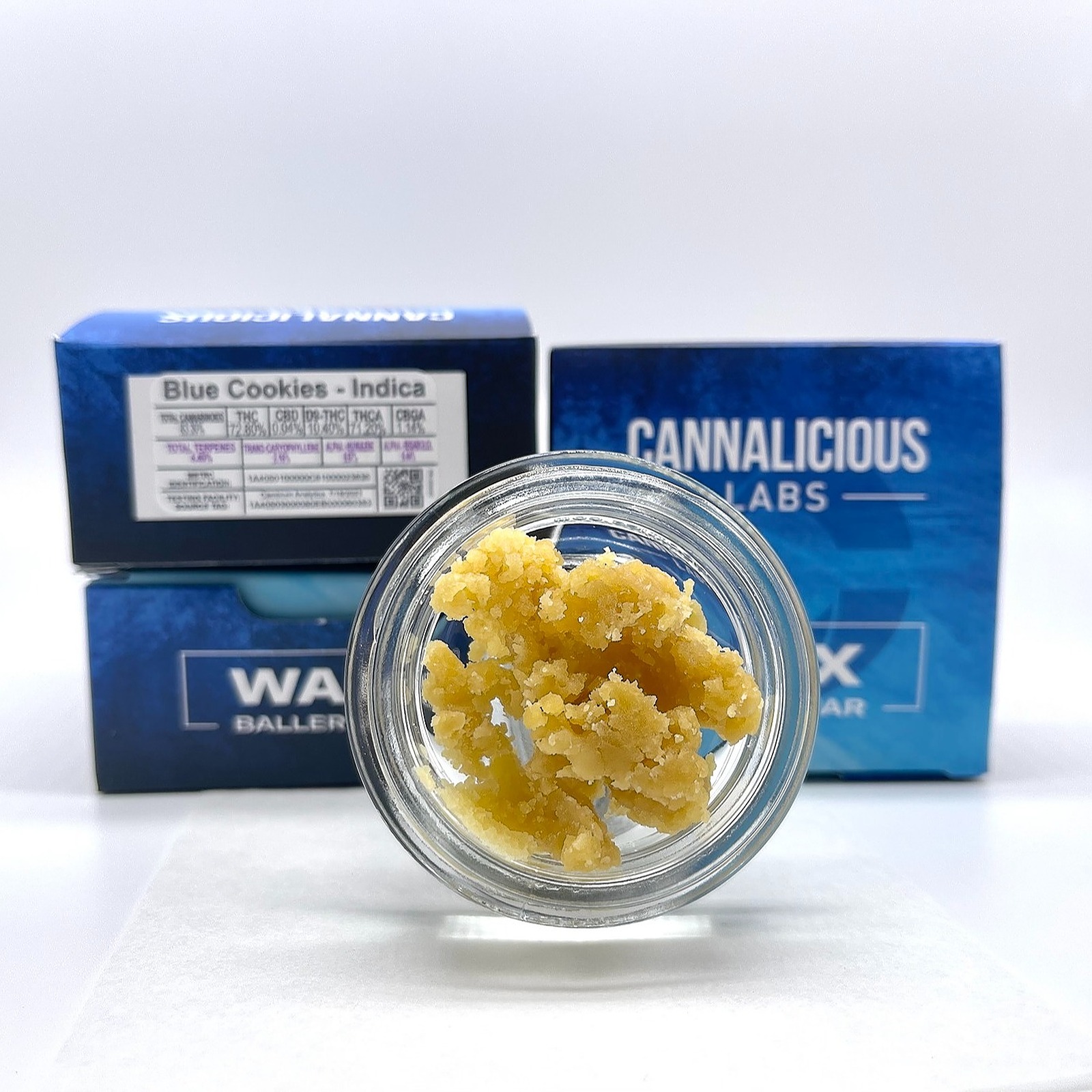 Cannalicious Labs: Blue Cookies Wax Baller Jar - Indica | Leafly