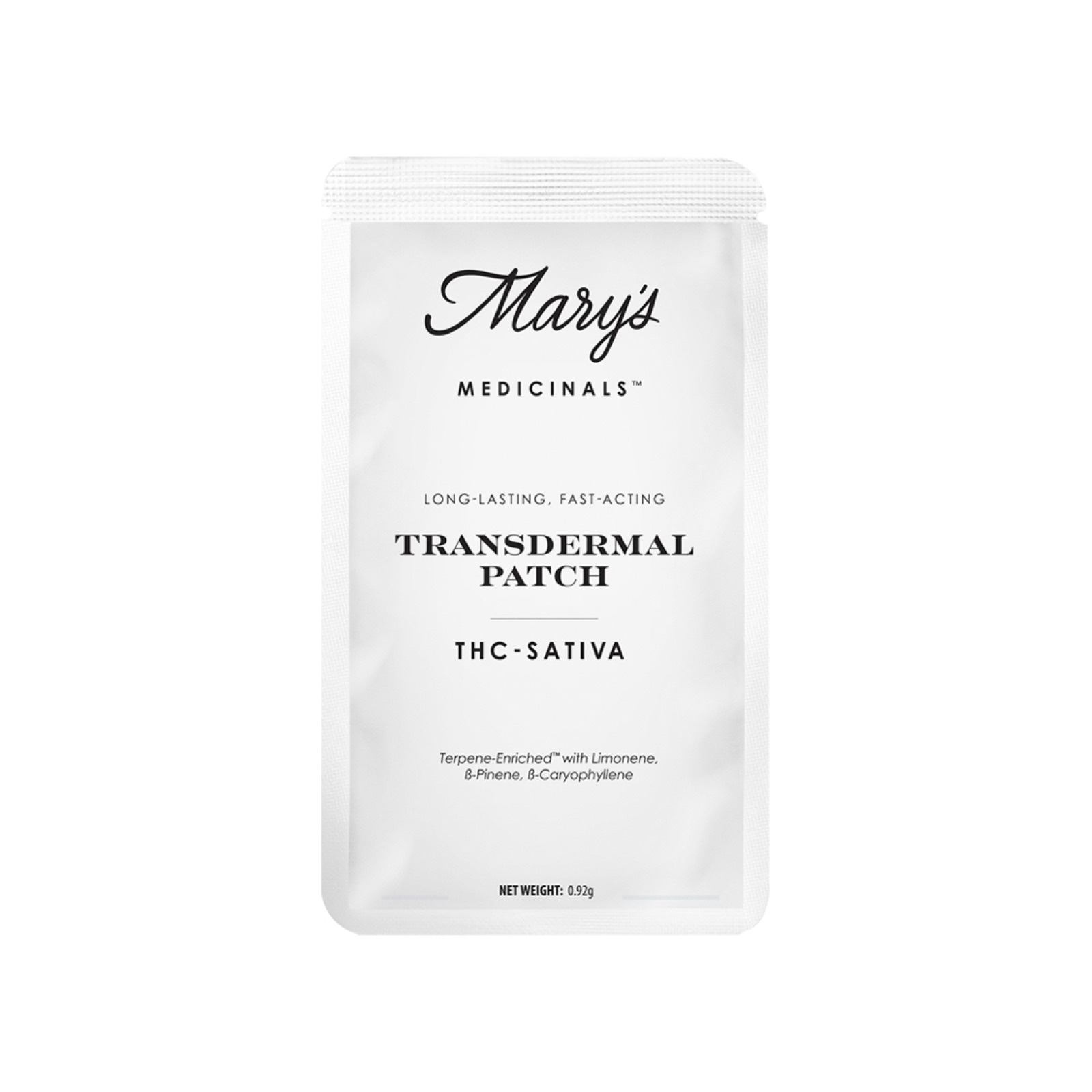 Mary's Medicinals: Sativa Transdermal Patch 20mg | Leafly