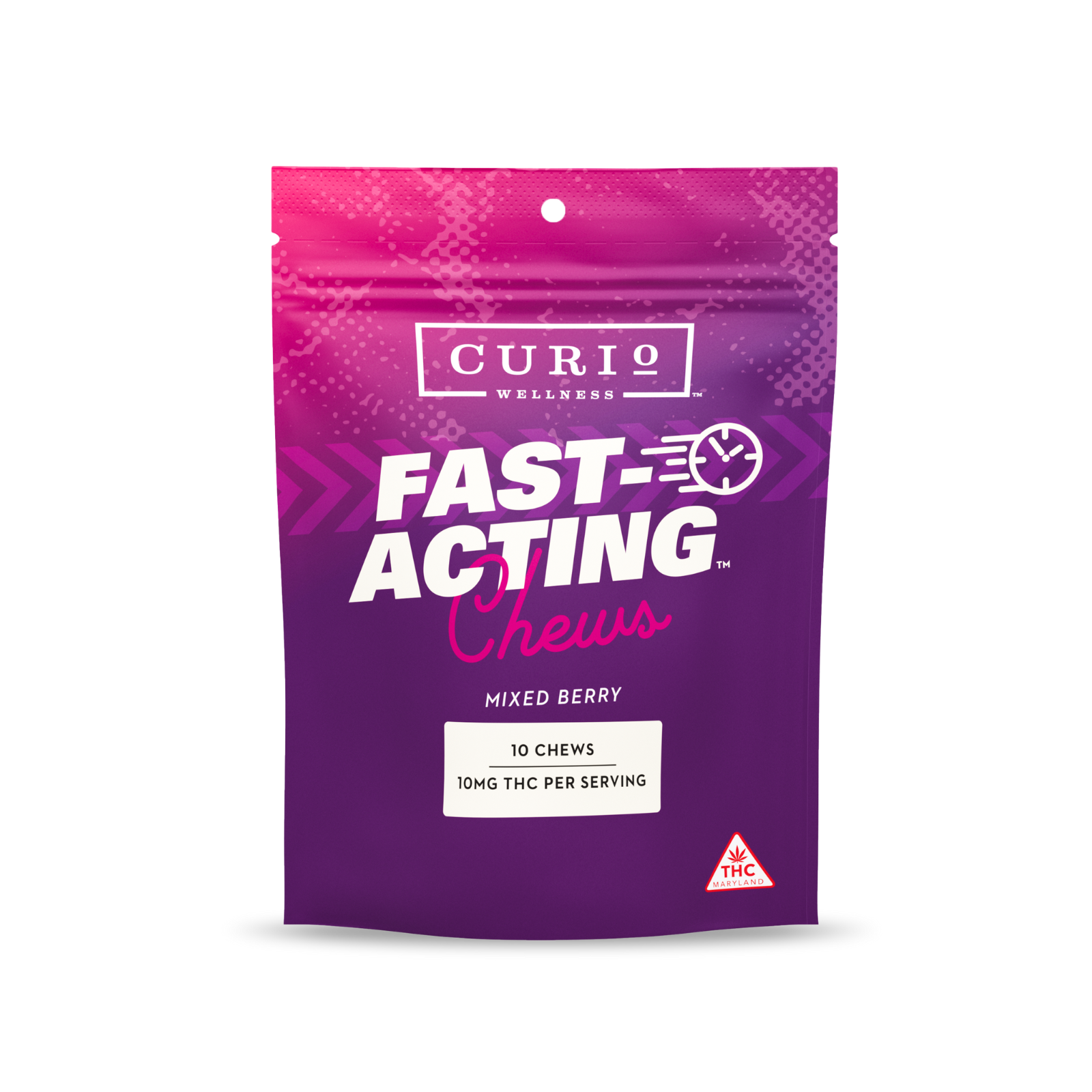 Curio Wellness: Curio Fast Acting Chew - Mixed Berry [10mg] | Leafly