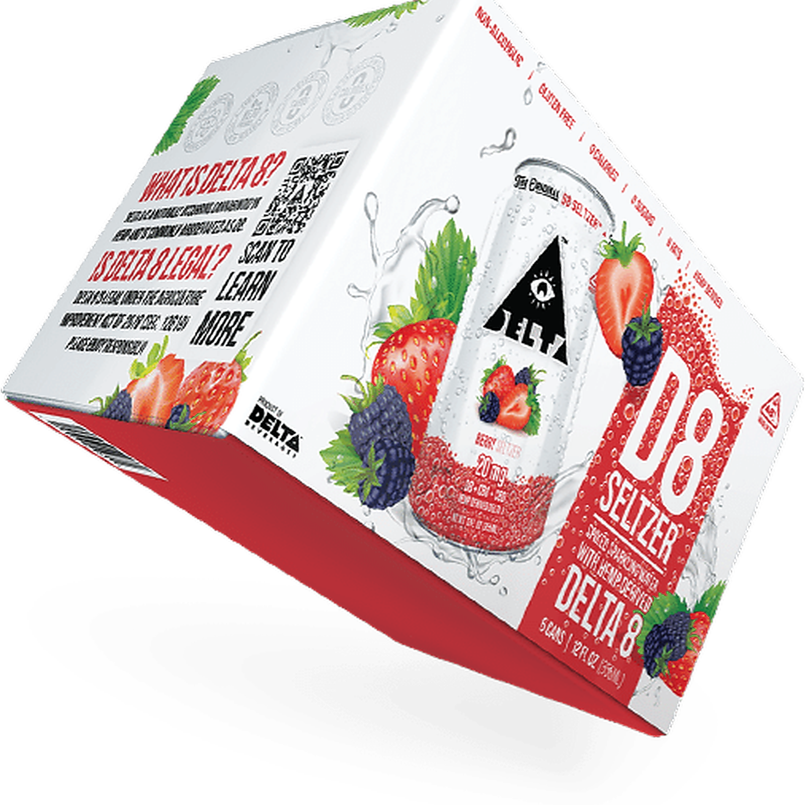 Delta Beverages D8 Seltzer ™ Delta 8 THC: The Original D8 Seltzer Berry ...