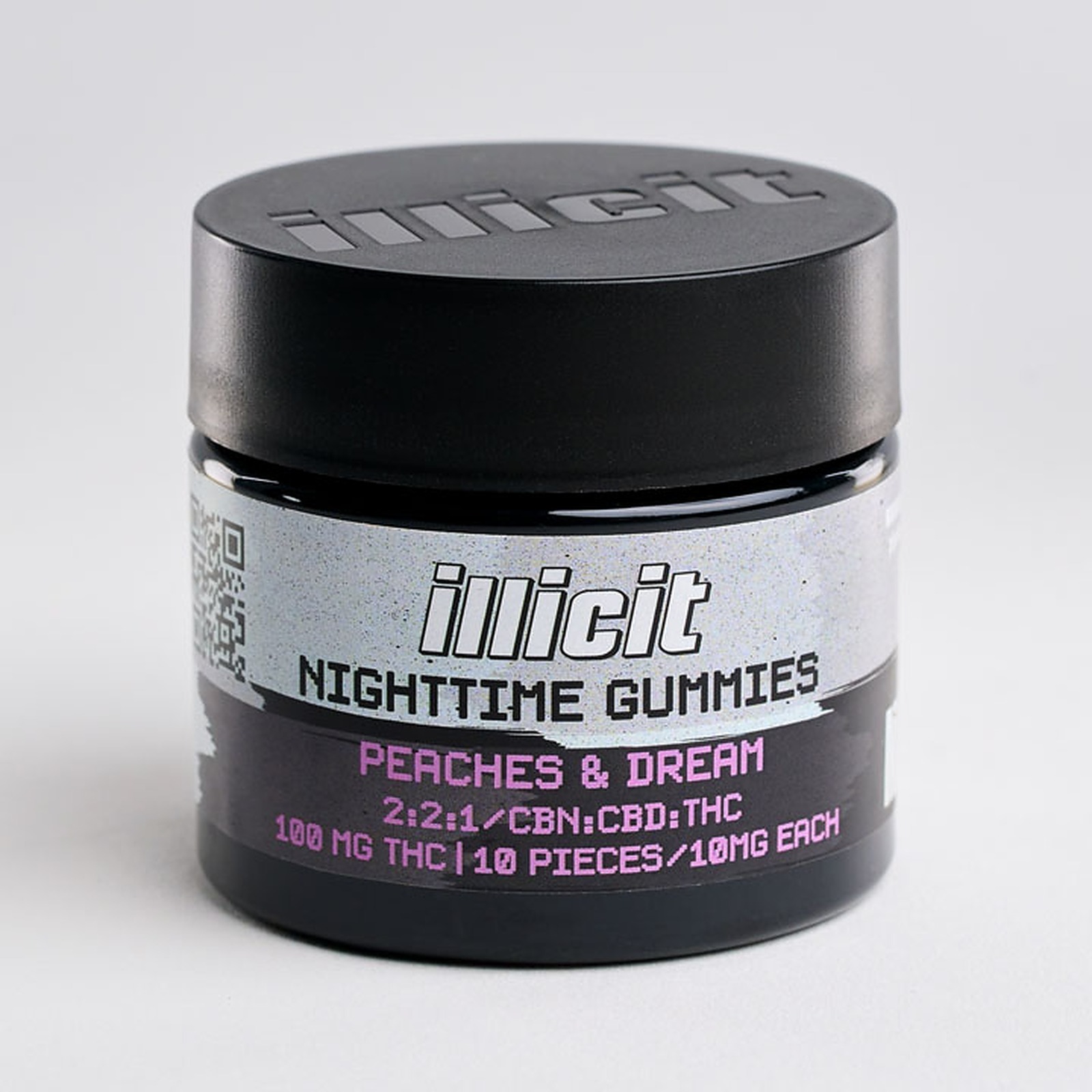 ILLICIT: Peaches and Dream 100mg Nighttime Gummies (2:2:1/CBN:CBD/THC ...