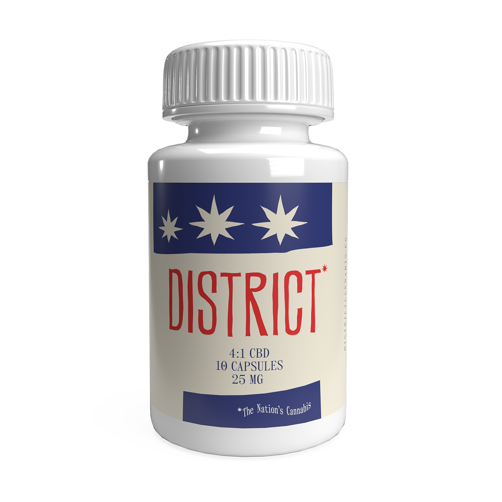 District Cannabis: Capsules 1:1 - 25mg (10 count) | Leafly