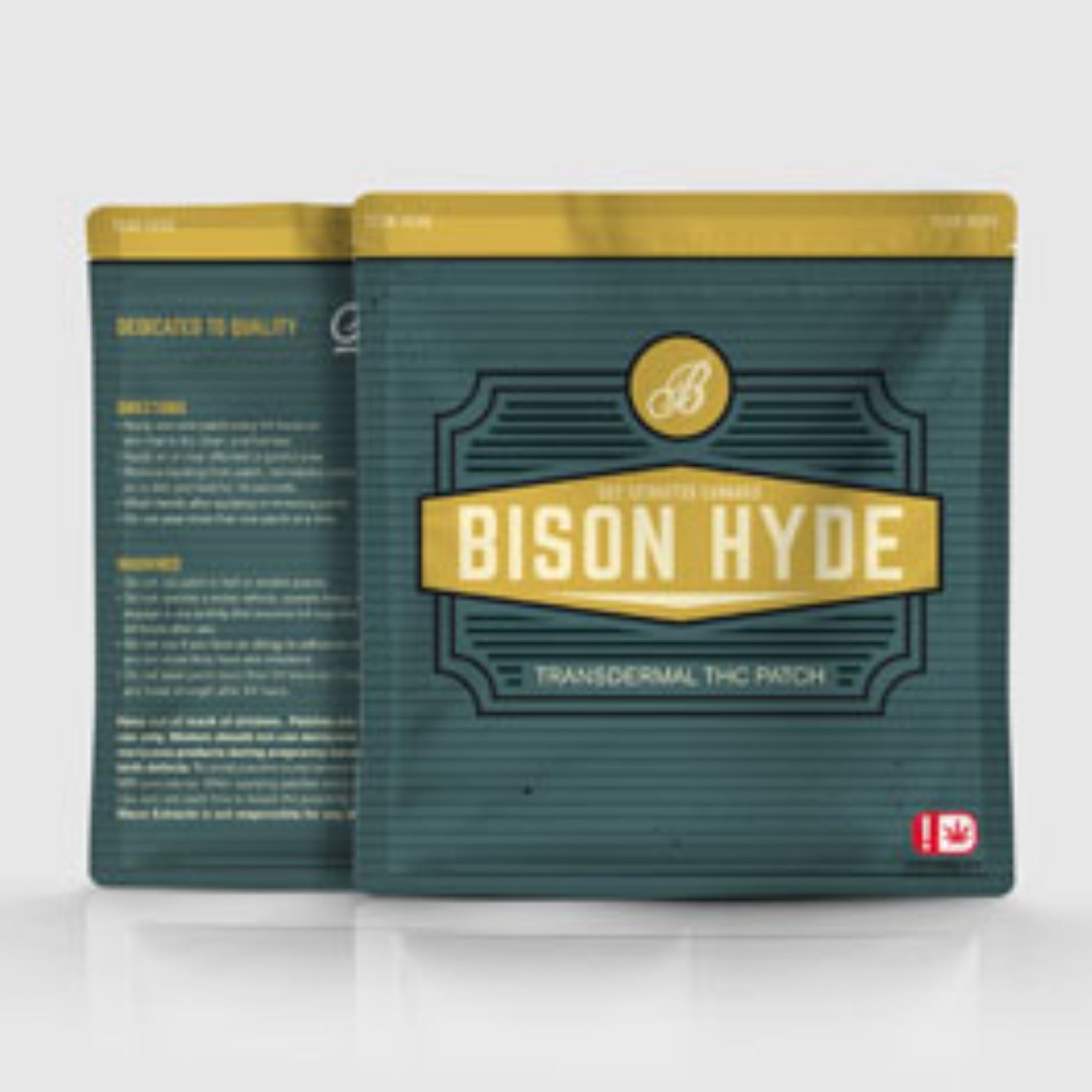 Bison Extracts: Bison Hyde Transdermal Patch 50mg 2-Pack | Leafly
