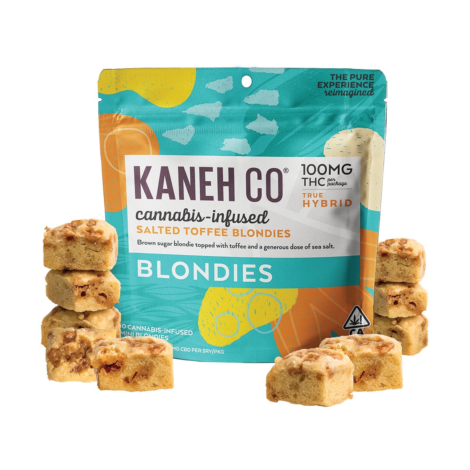 Kaneh Co.: Salted Toffee Blondies [10pk] (100mg THC) | Leafly