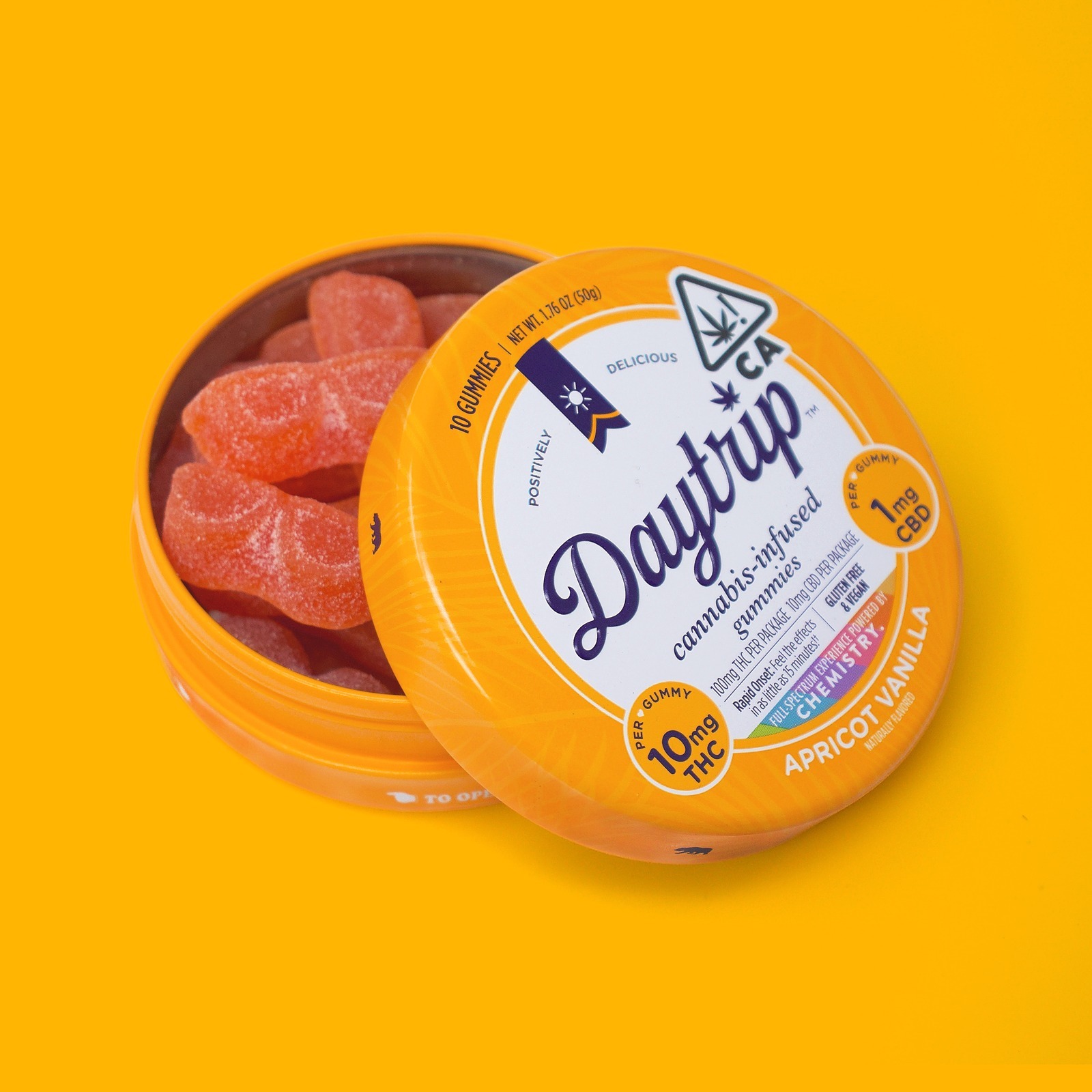 Chemistry.: Apricot Vanilla Gummies | Leafly