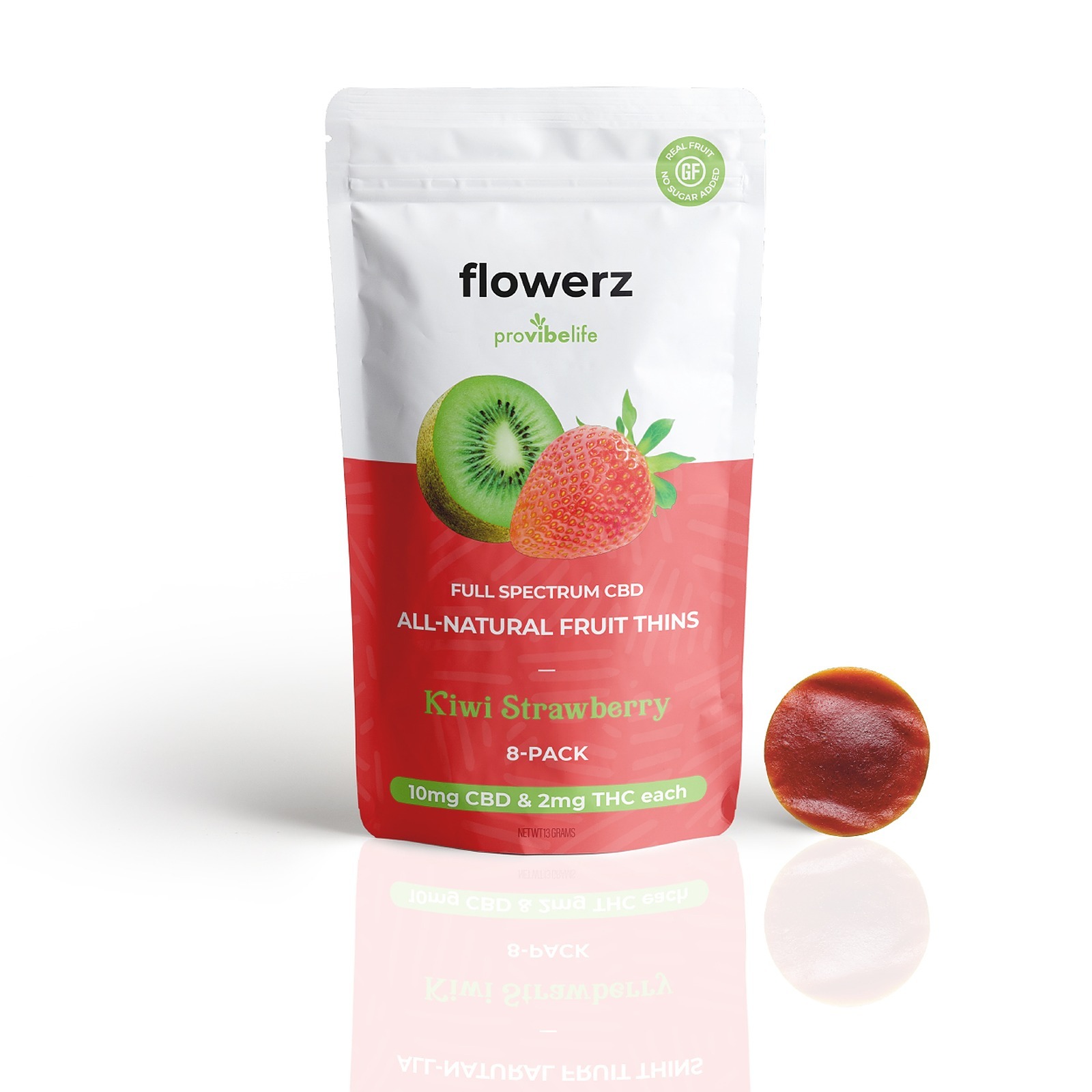 flowerz: Kiwi Strawberry Full-Spectrum Fruit Thins | Leafly