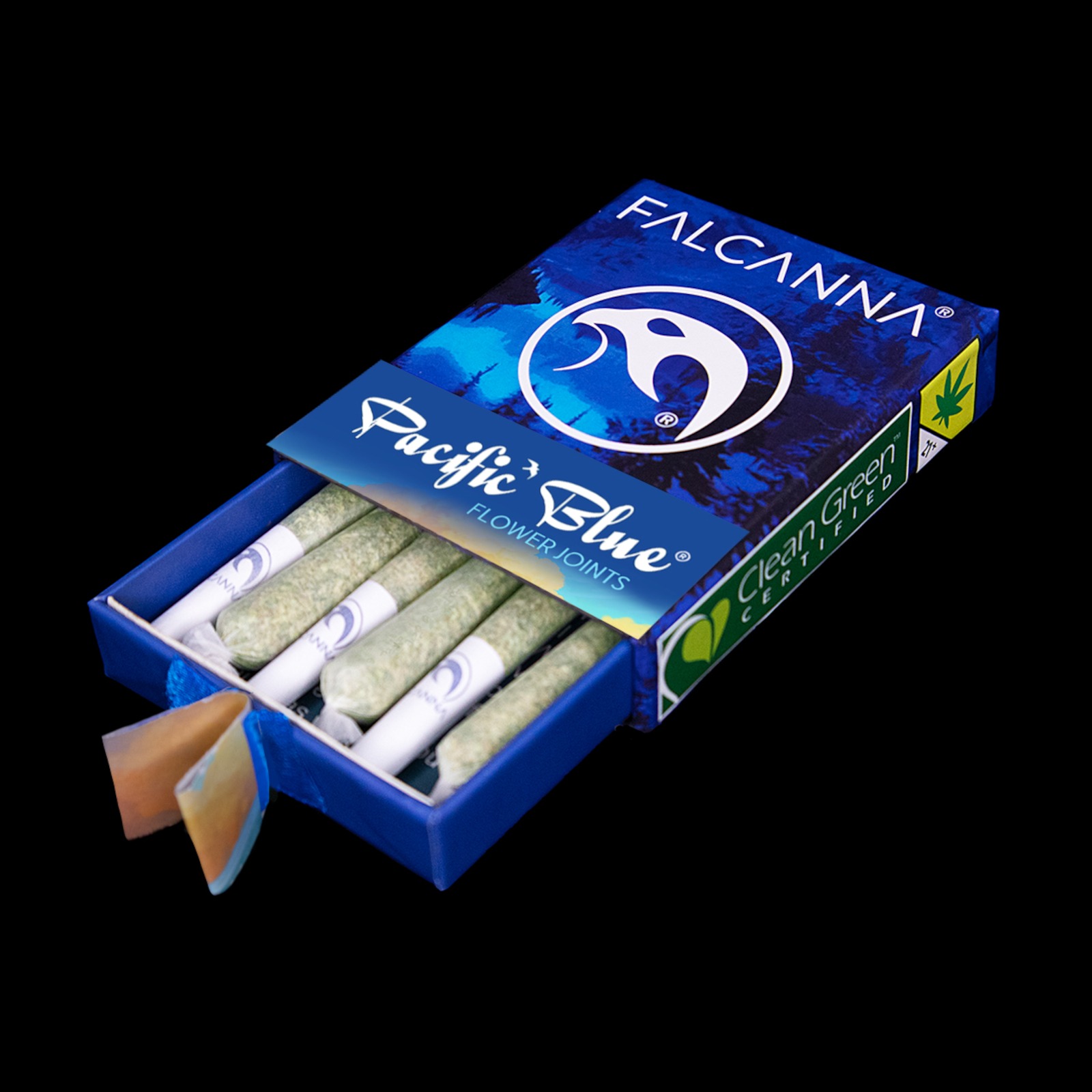 Falcanna: Pacific Blue Pre-Rolls 3.6g 6-Pack | Leafly