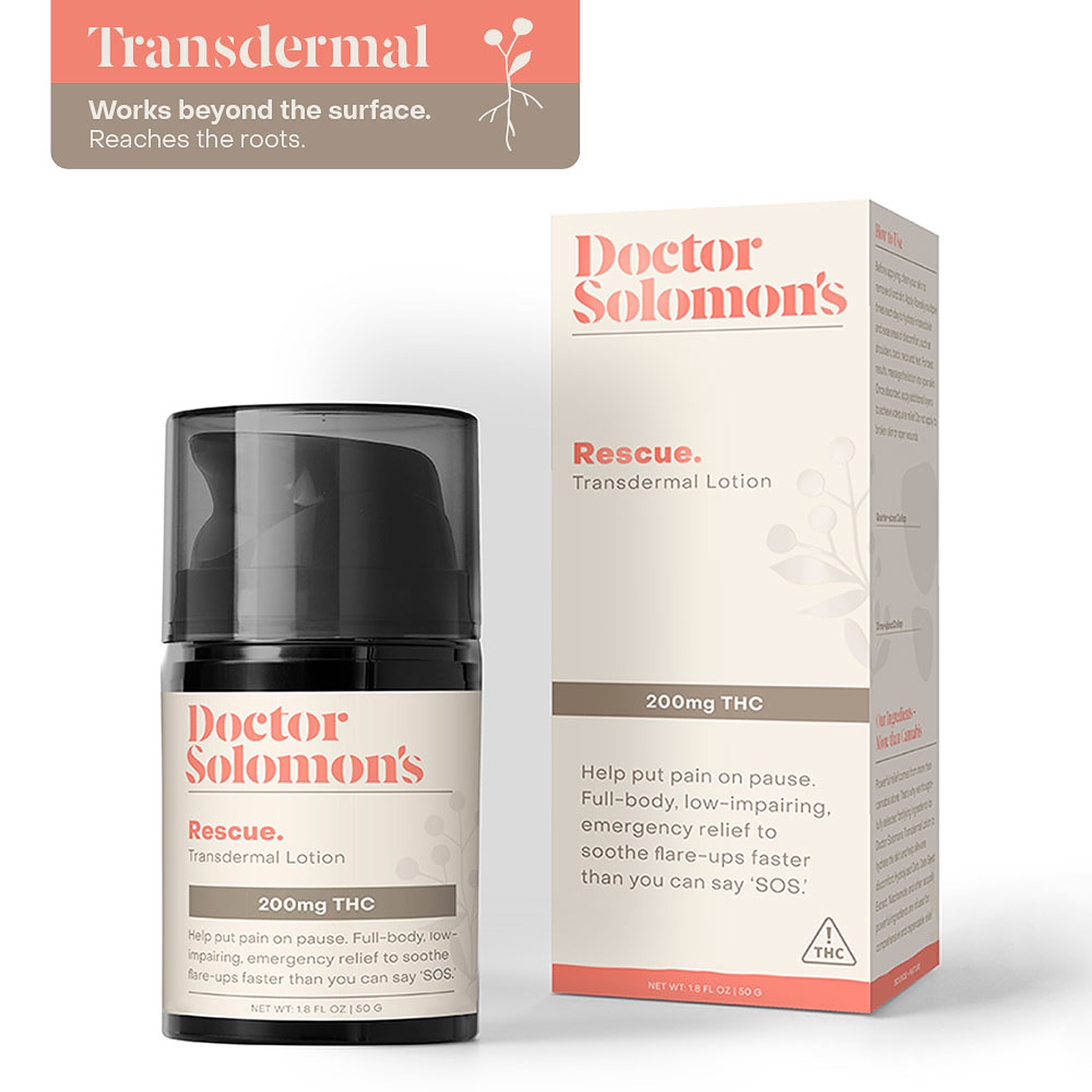 Doctor Solomon's: Doctor Solomon's Rescue THC Rich Transdermal Lotion ...