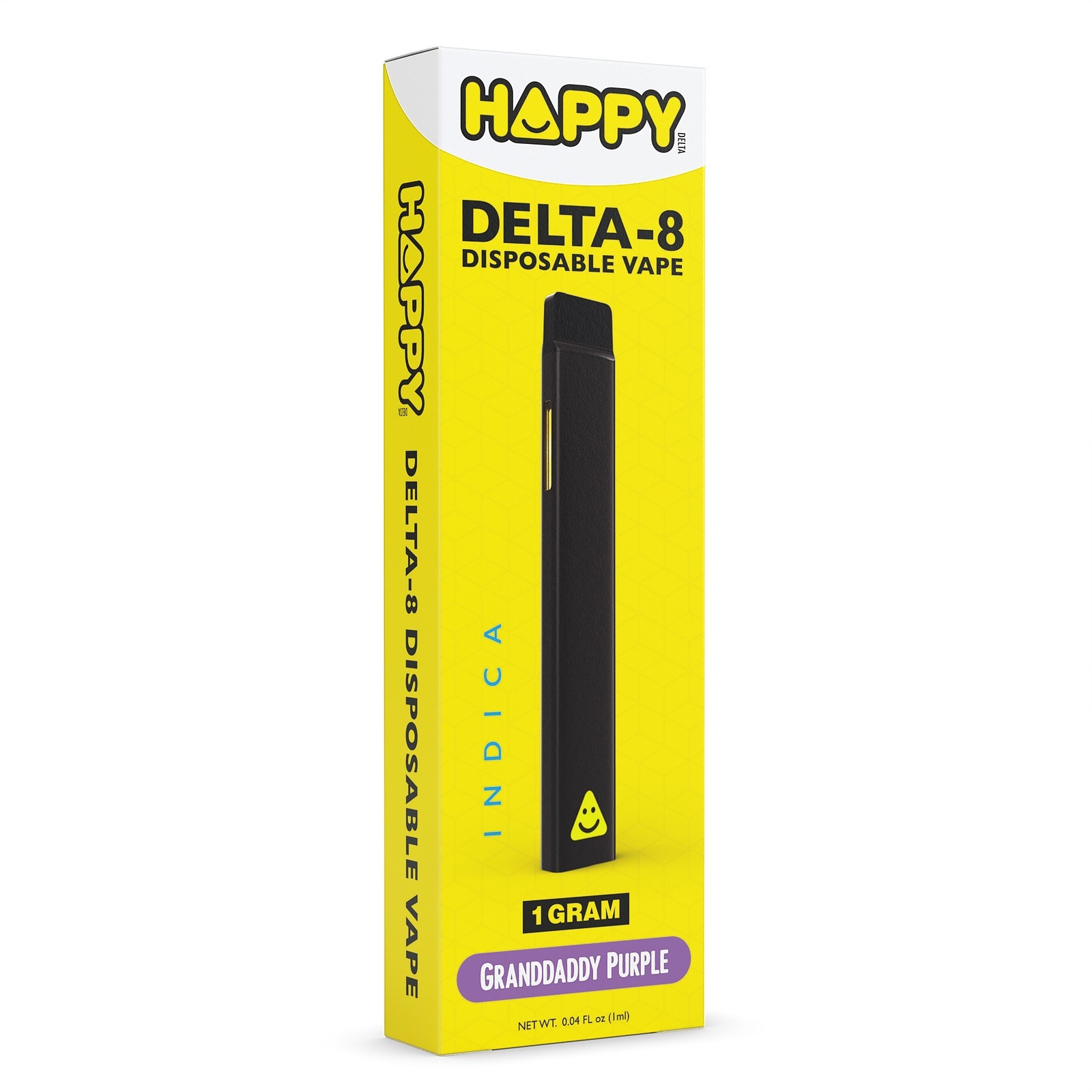 HAPPY Delta: Happy Delta - Granddaddy Purple Disposable Vape - Delta-8 ...