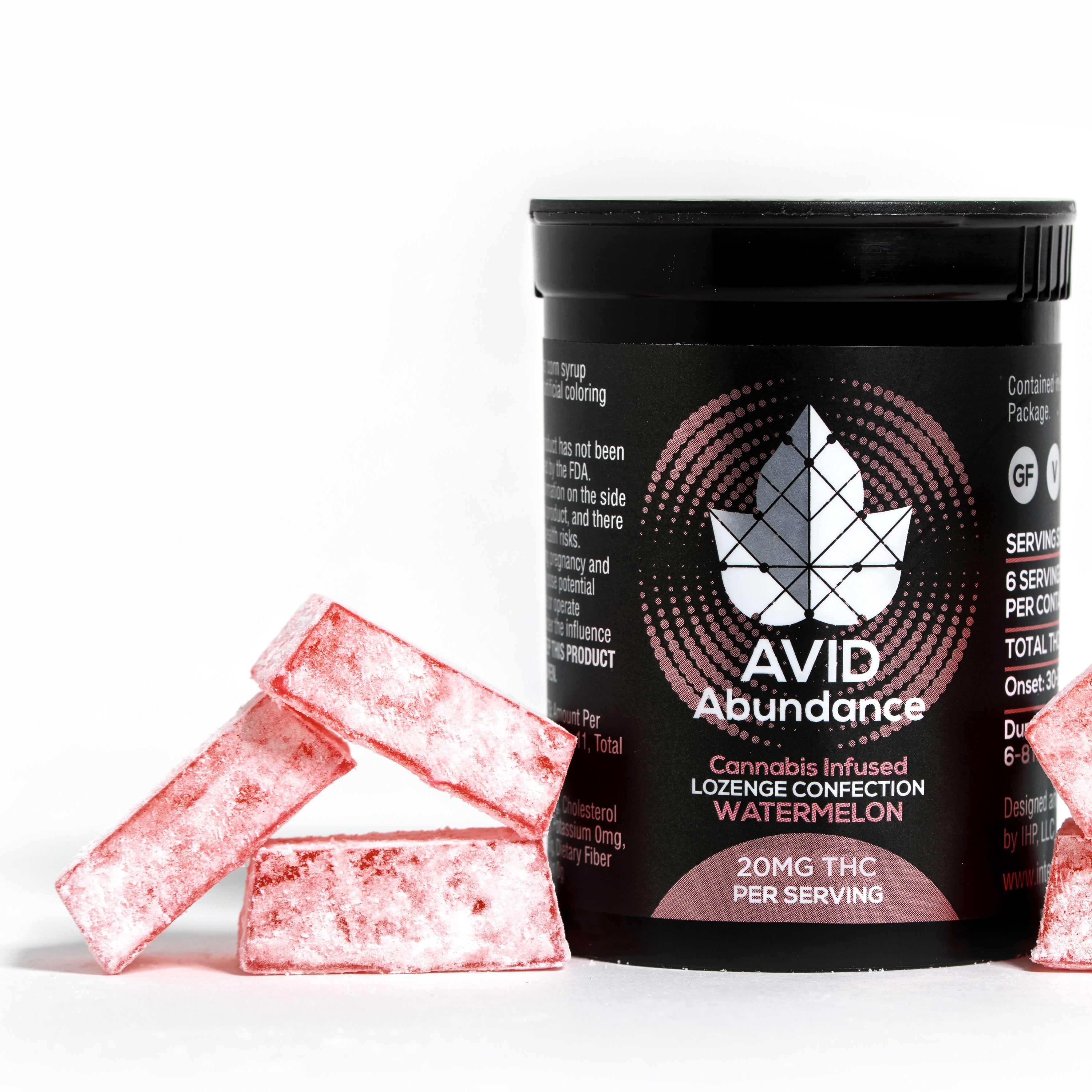Avid Abundance: Watermelon Lozenges THC High Dose 3-pack | Leafly
