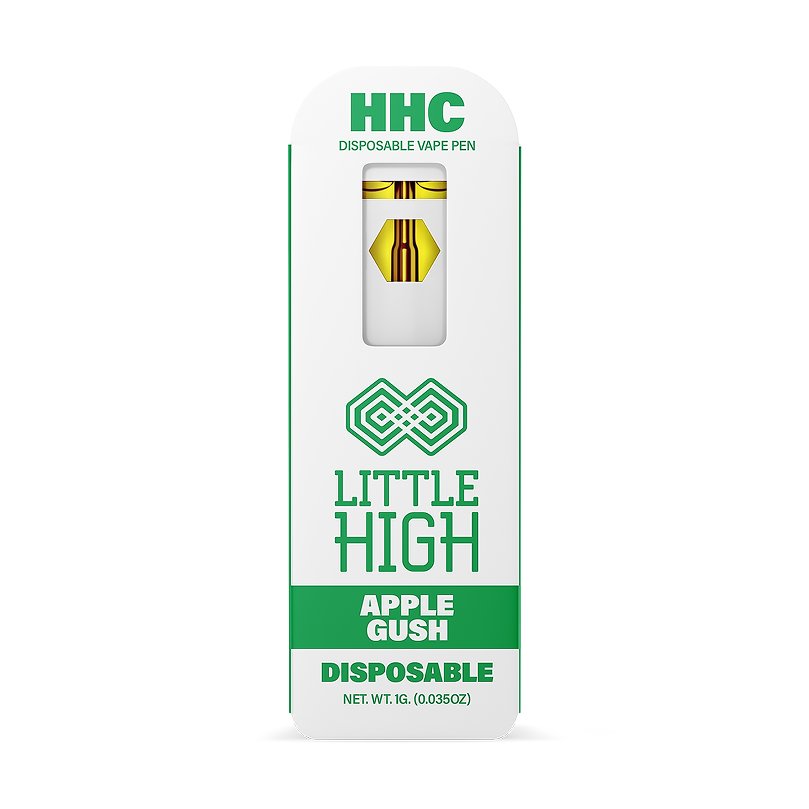 Little High: Little High - HHC Sativa - Apple Gush - 1 Gram Disposable ...
