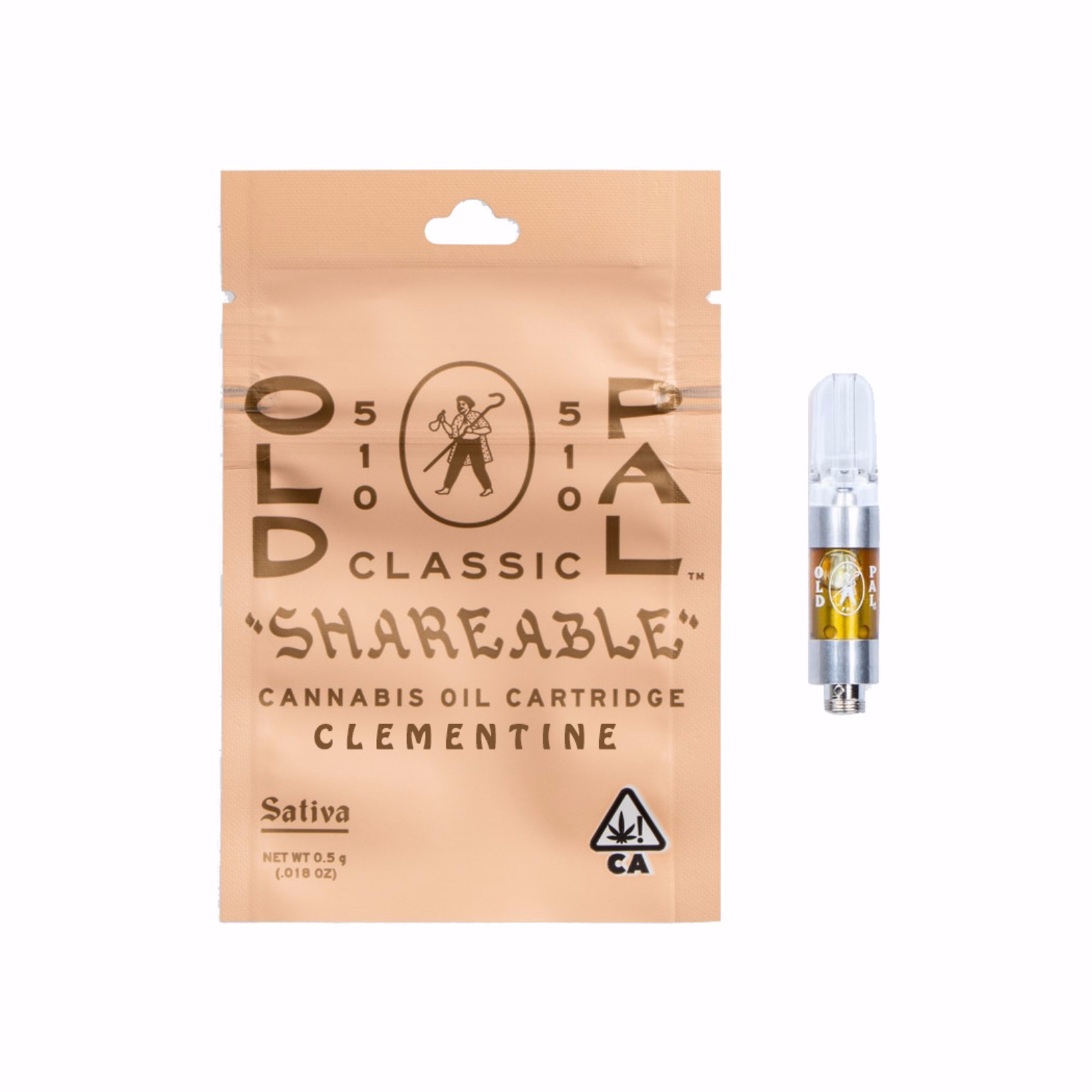 Old Pal: 510 –– Clementine (Sativa) - 0.5g | Leafly