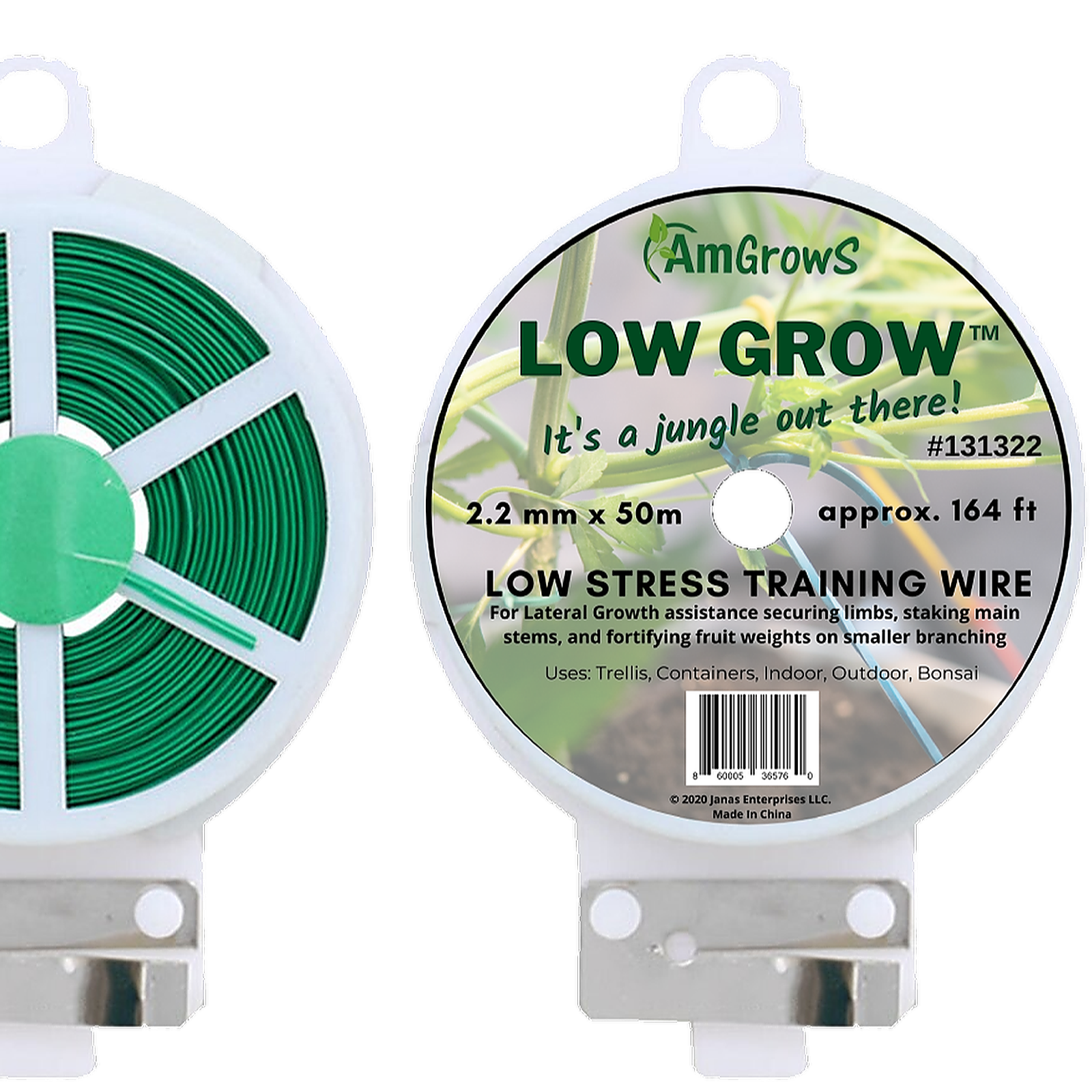 AmGrowS: Low Grow Low Stress Training Wire, 2.2mm / 164 ft | Leafly